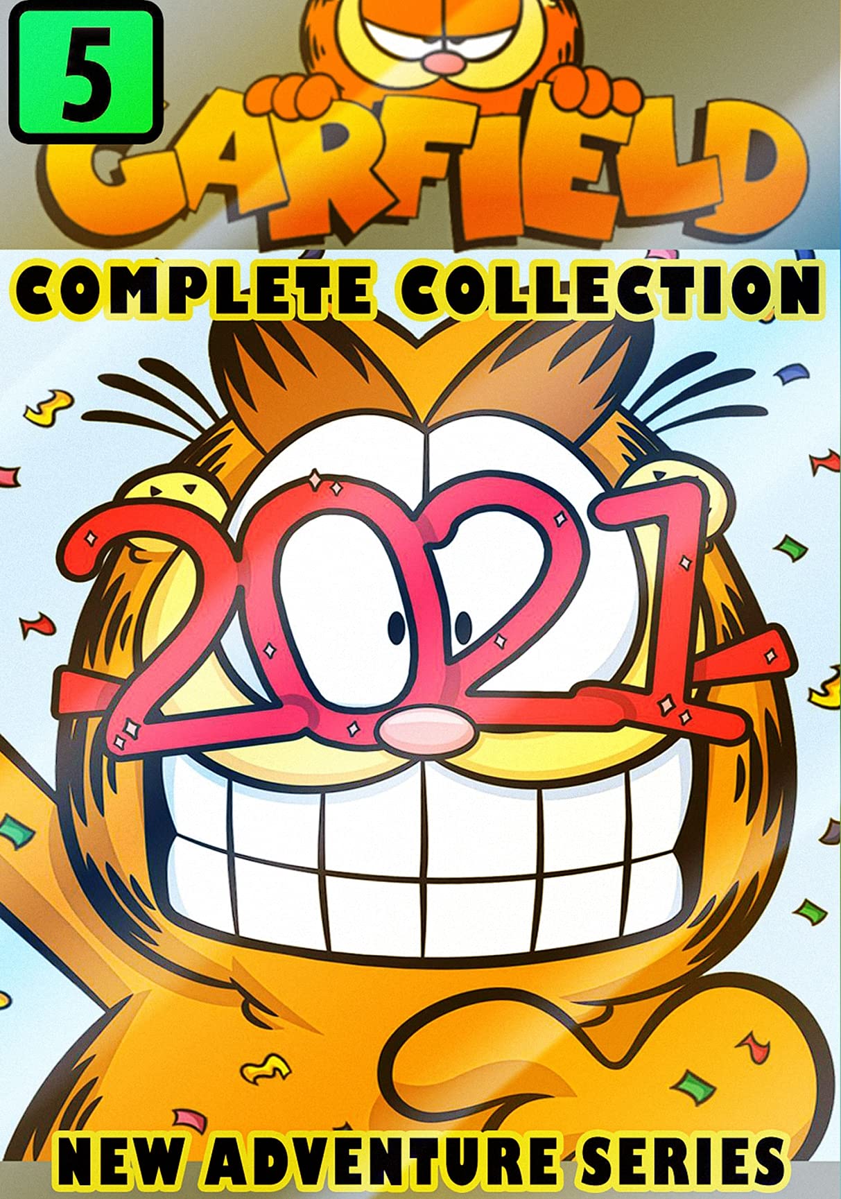 New-Garfield Complete: Collection 5 -Funny Fat Lazy Comic Strips Garf ...