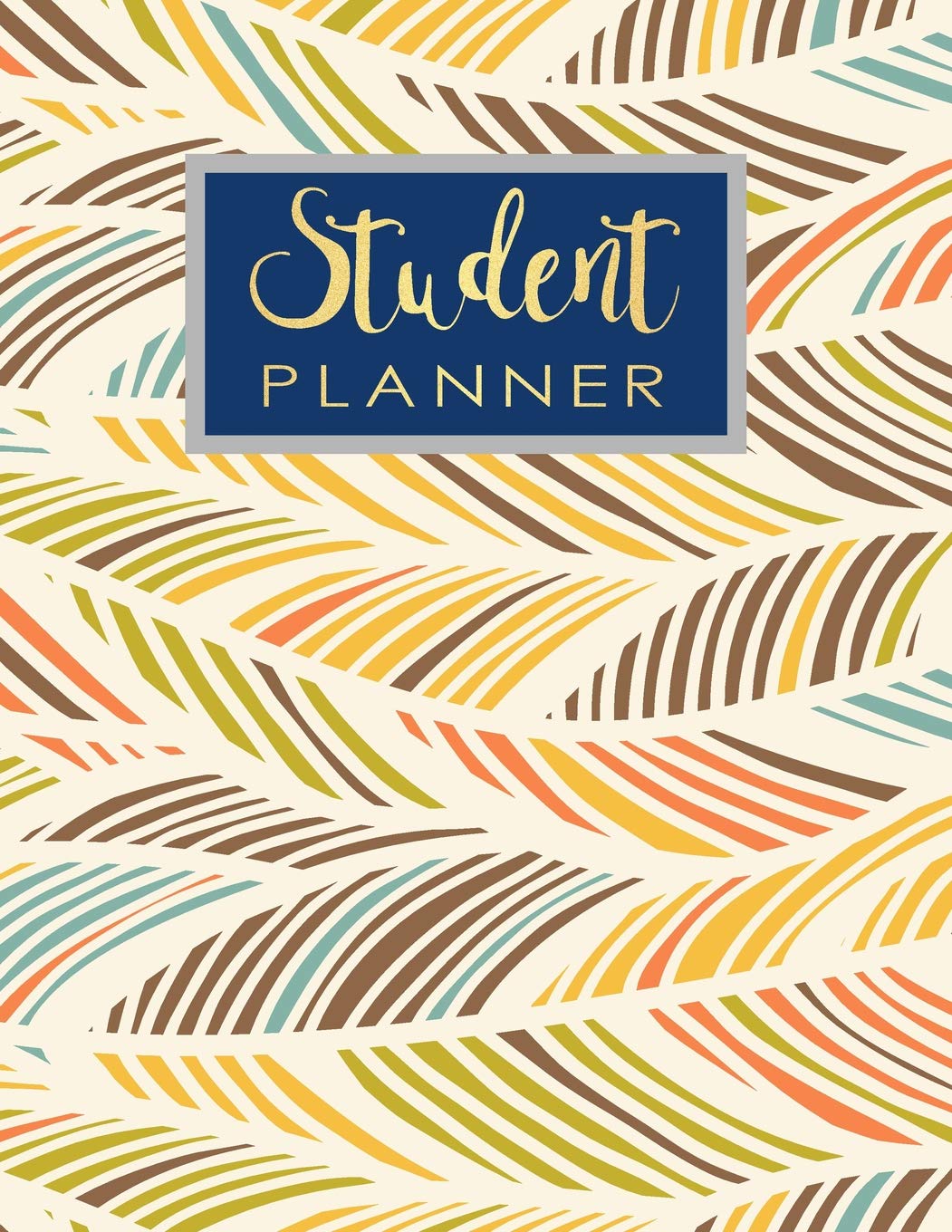 Student Planner: Abstract Style Daily Weekly Monthly Planner Organizer ...