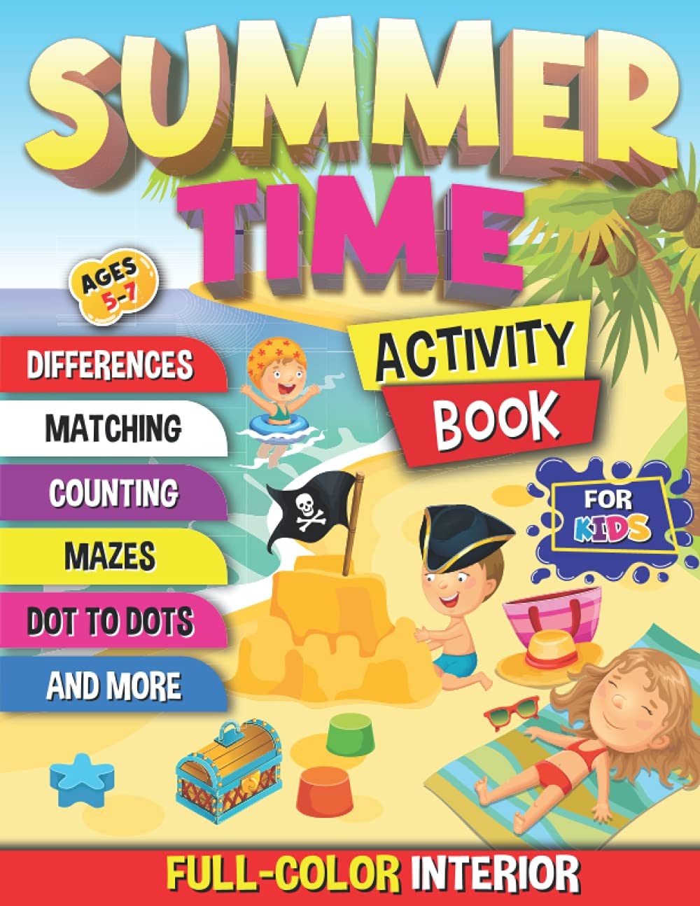 Summer Time Activity Book For Kids Ages 5 7 A Fun Workbook With 50 summer-time-activity-book-for-kids-ages-5-7-a-fun-workbook-with-50