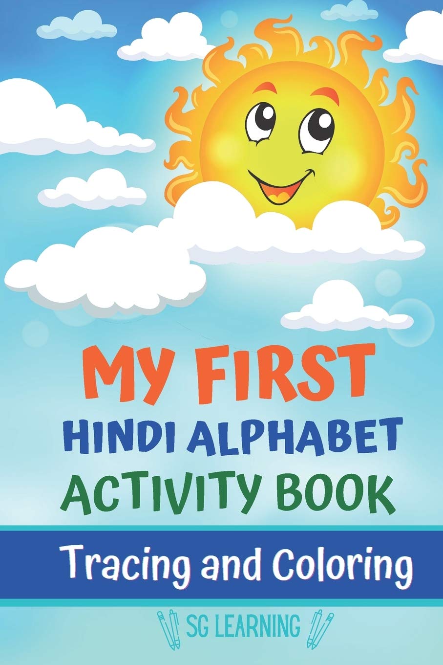 My First Hindi Alphabet Activity Book, Tracing and Coloring: Bilingual ...
