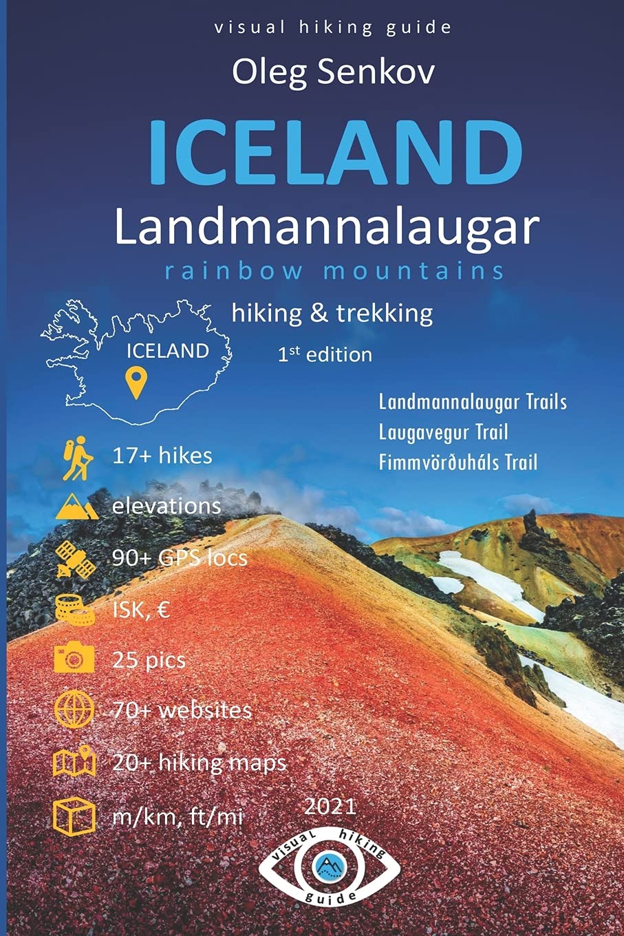 ICELAND, Landmannalaugar Rainbow Mountains, Hiking & Trekking: Visual ...