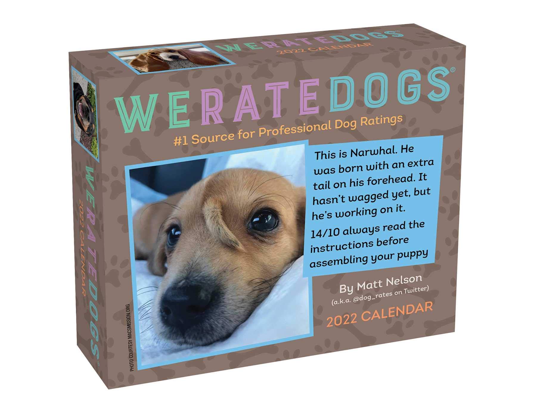 WeRateDogs 2022 Day-to-Day Calendar by Matt Nelson | Goodreads