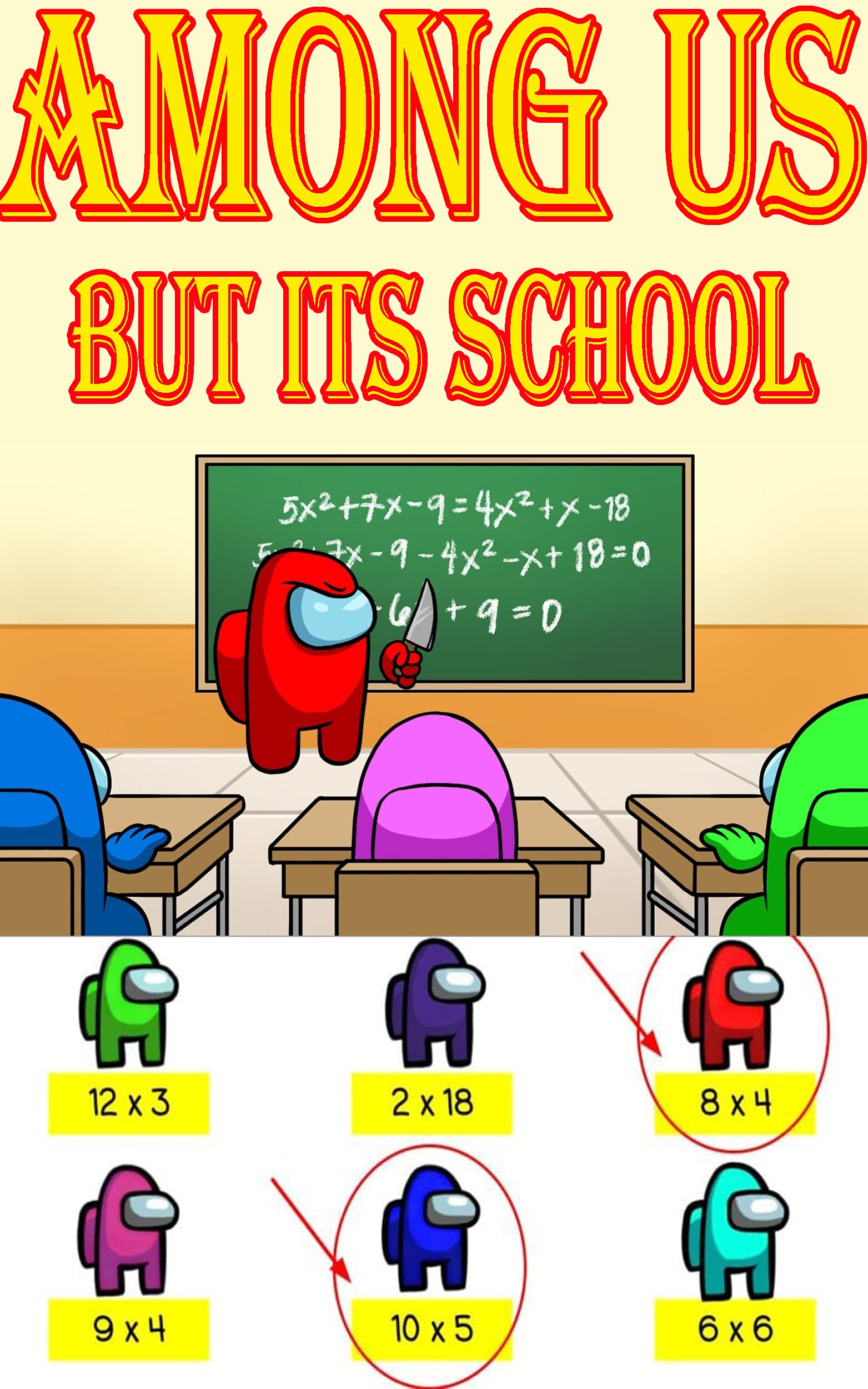(Unofficial Comics) Among Us: Among Us But Its School by Dwayne Johnson ...