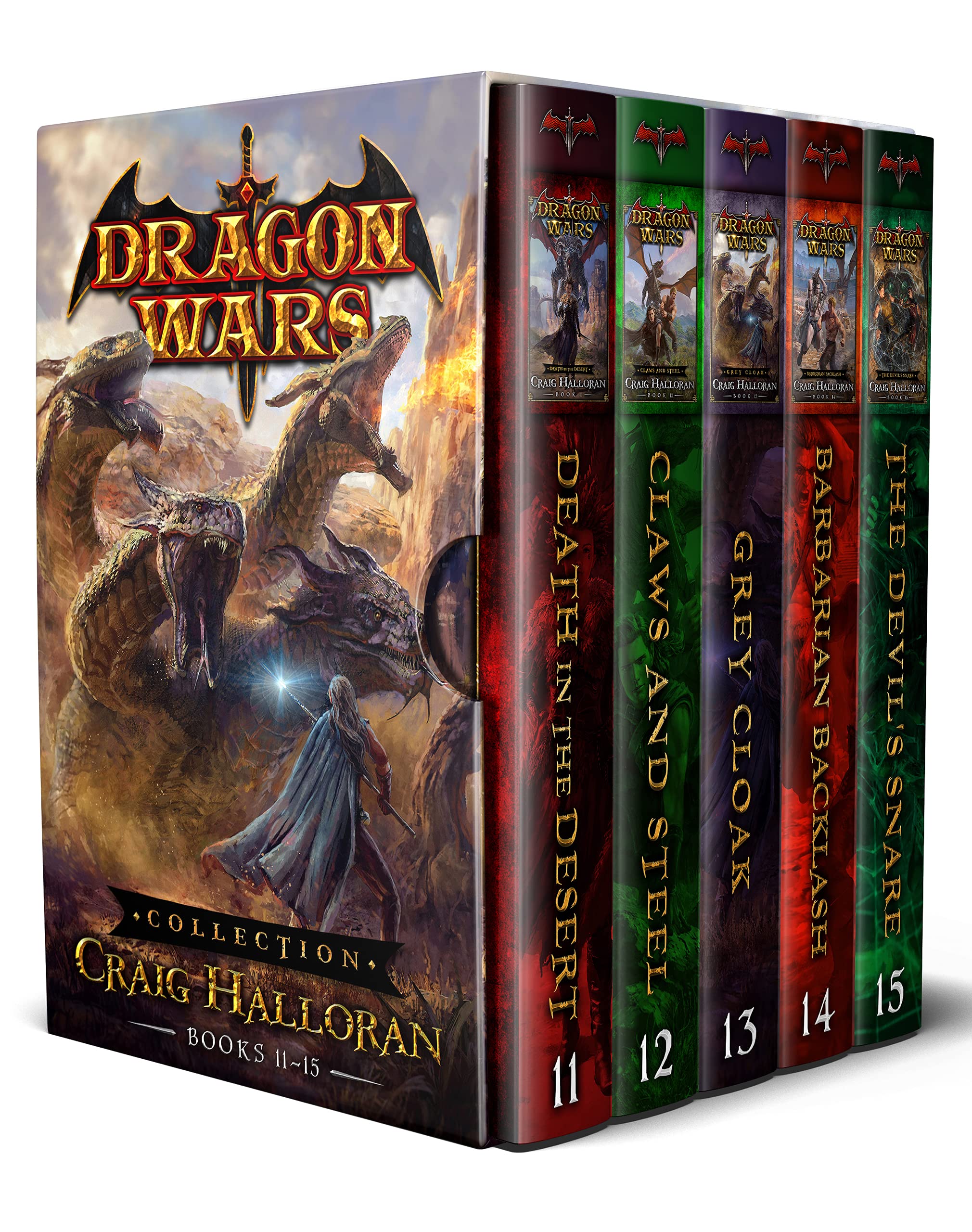 Dragon Wars Collection: Books 11-15: Epic Fantasy Adventure Quest ...