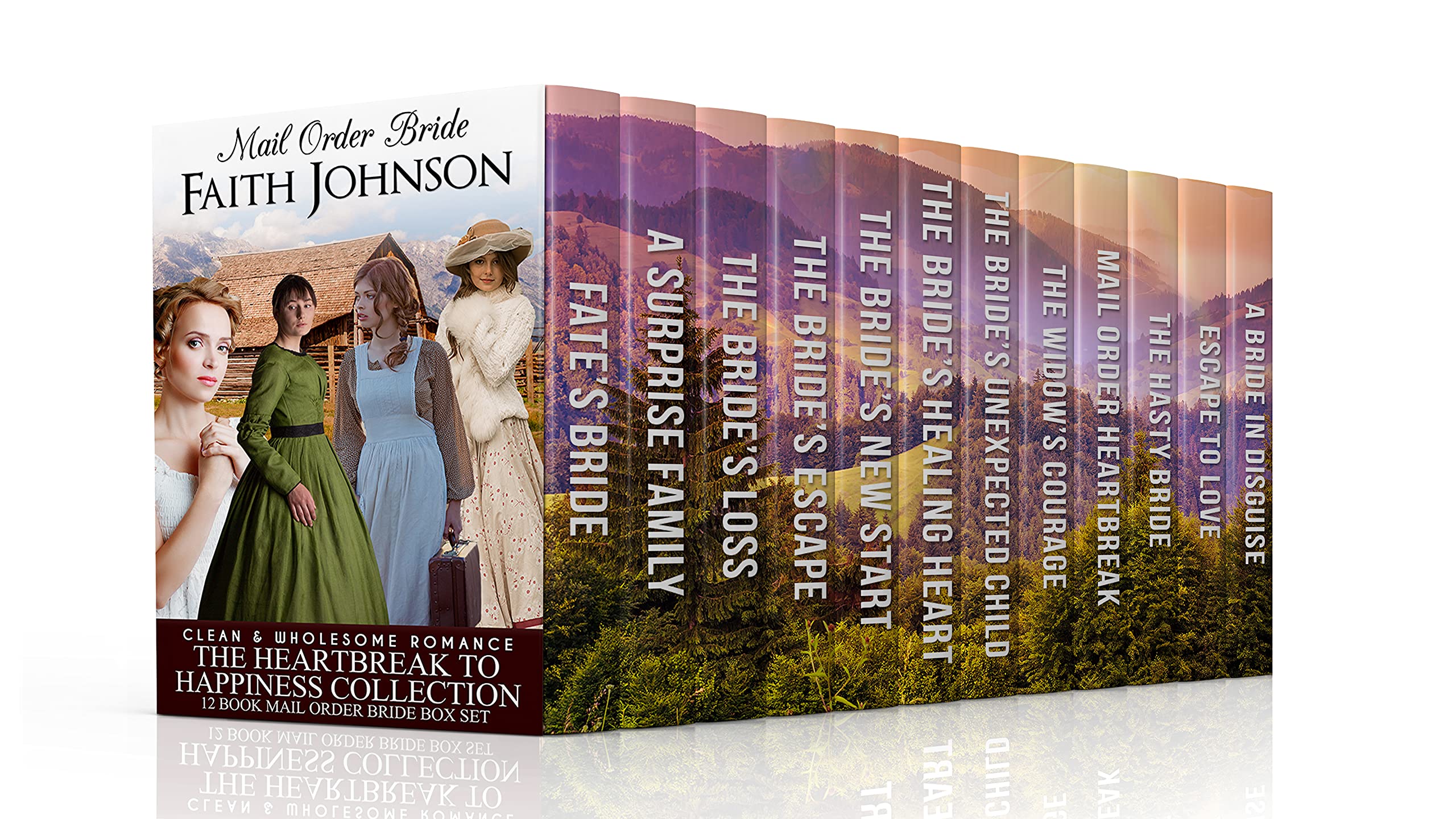 The Heartbreak to Happiness Collection: 12 Book Mail Order Bride Box ...