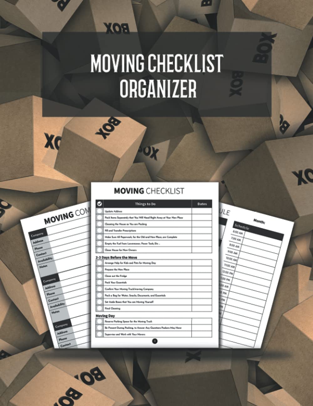 Moving Checklist Organizer: Moving Planner with Inventory Tracker ...