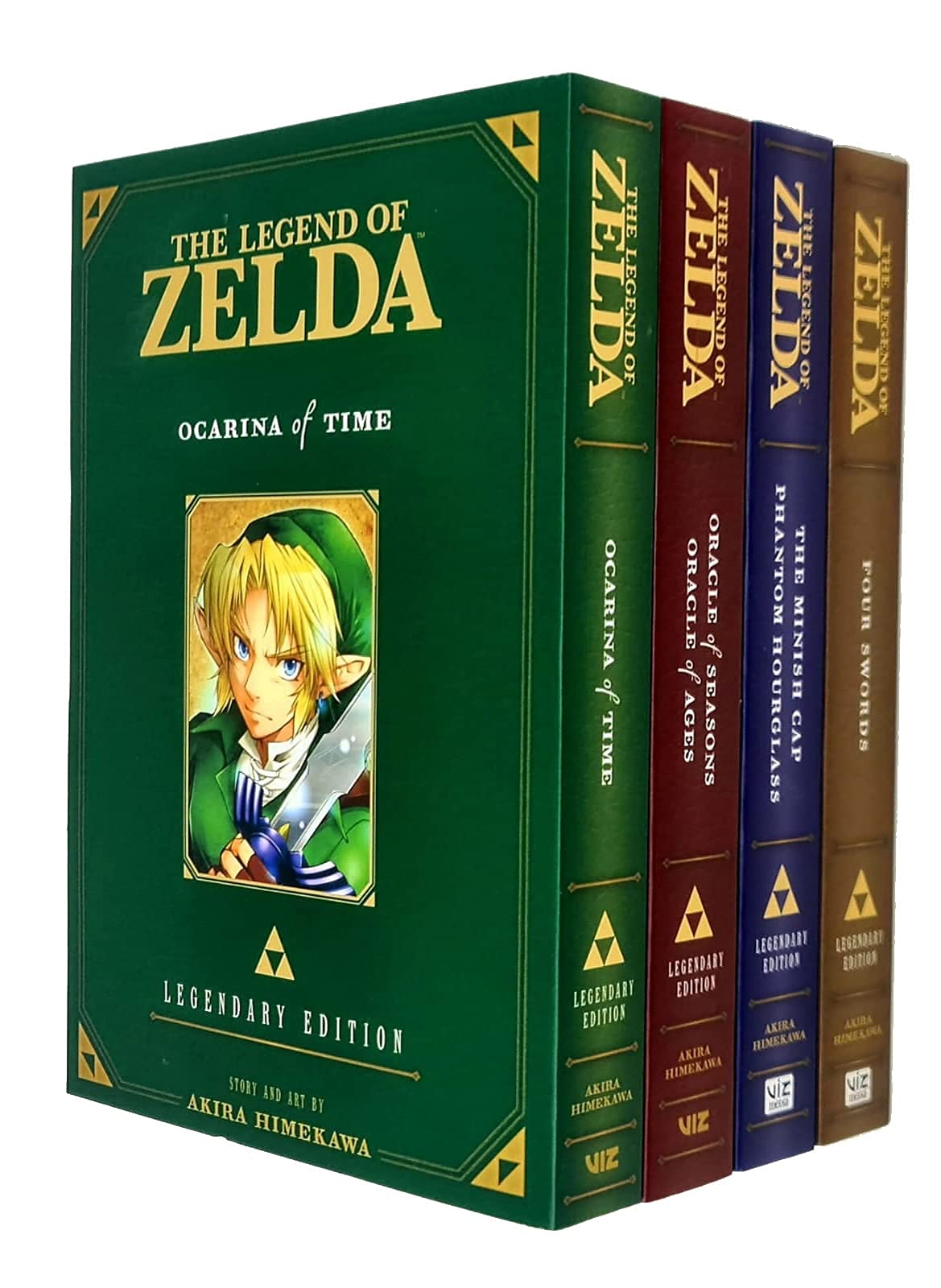 The Legend of Zelda Legendary Edition Vol 1 2 4 5 Collection 4 Books ...