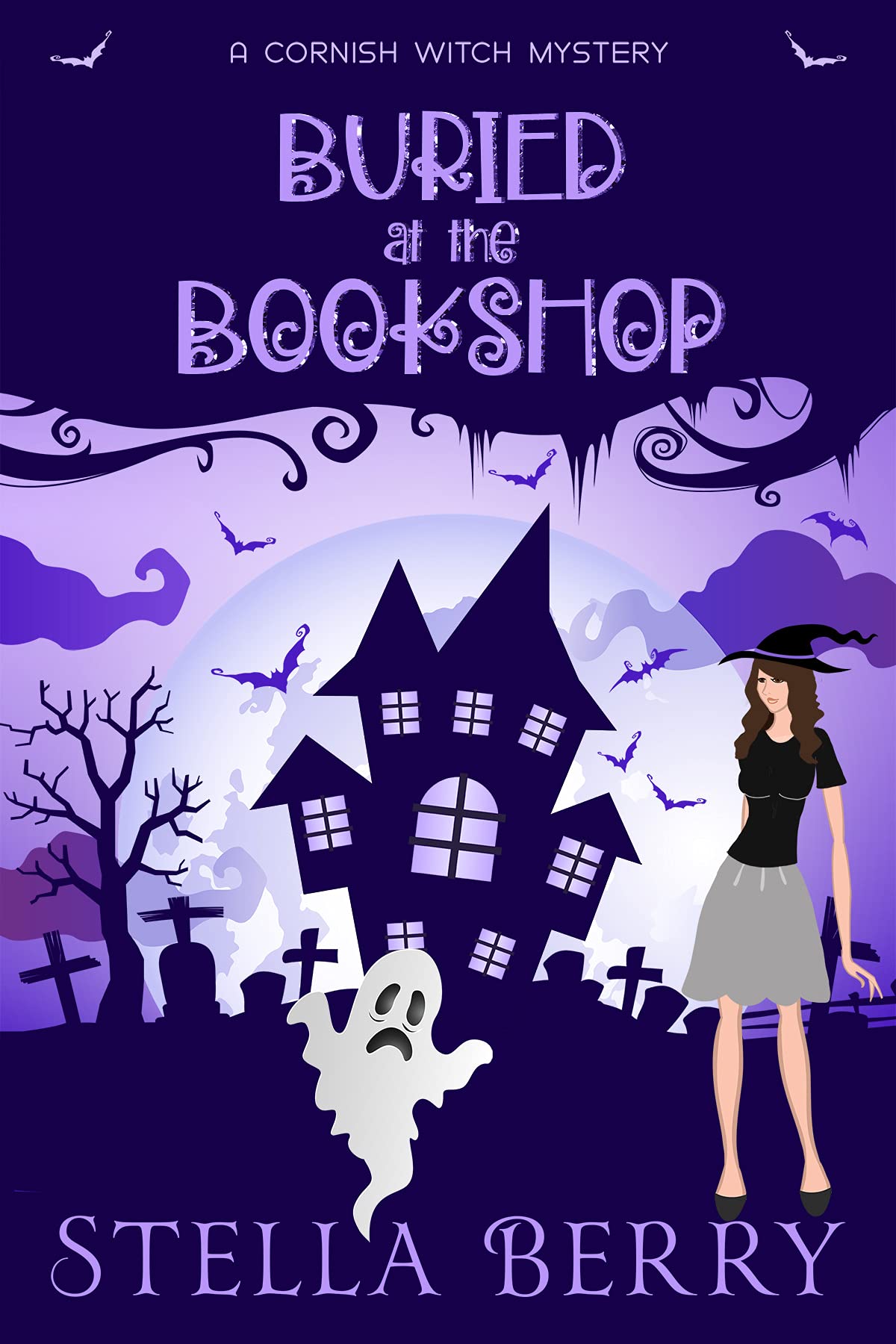 Buried at the Bookshop (Cornish Witch #4) by Stella Berry | Goodreads