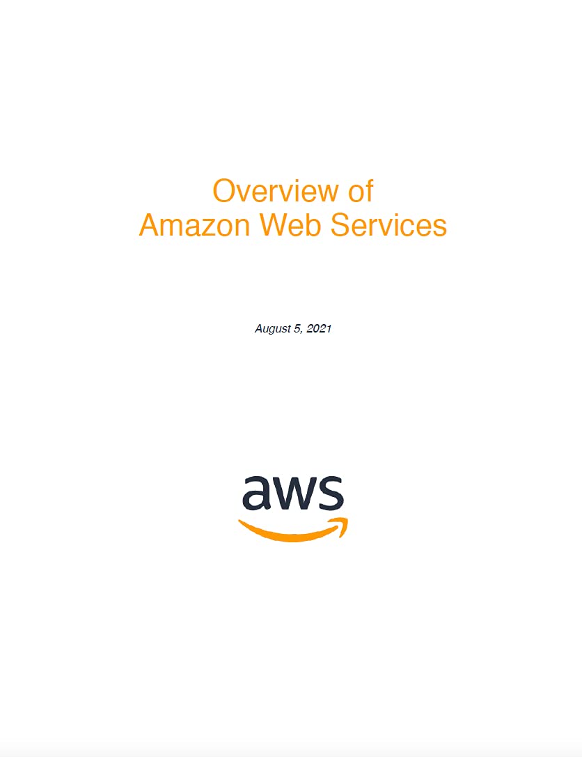 Overview of Amazon Web Services by AWS Whitepapers | Goodreads