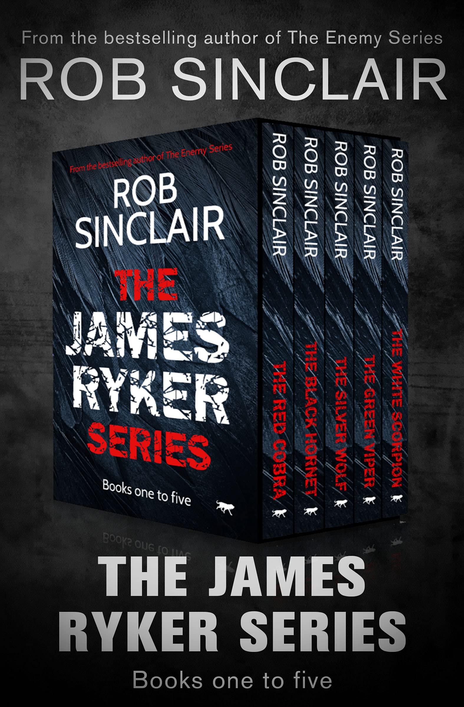 The James Ryker Series Books 1-5: The Red Cobra / The Black Hornet / The Silver Wolf / The Green ...