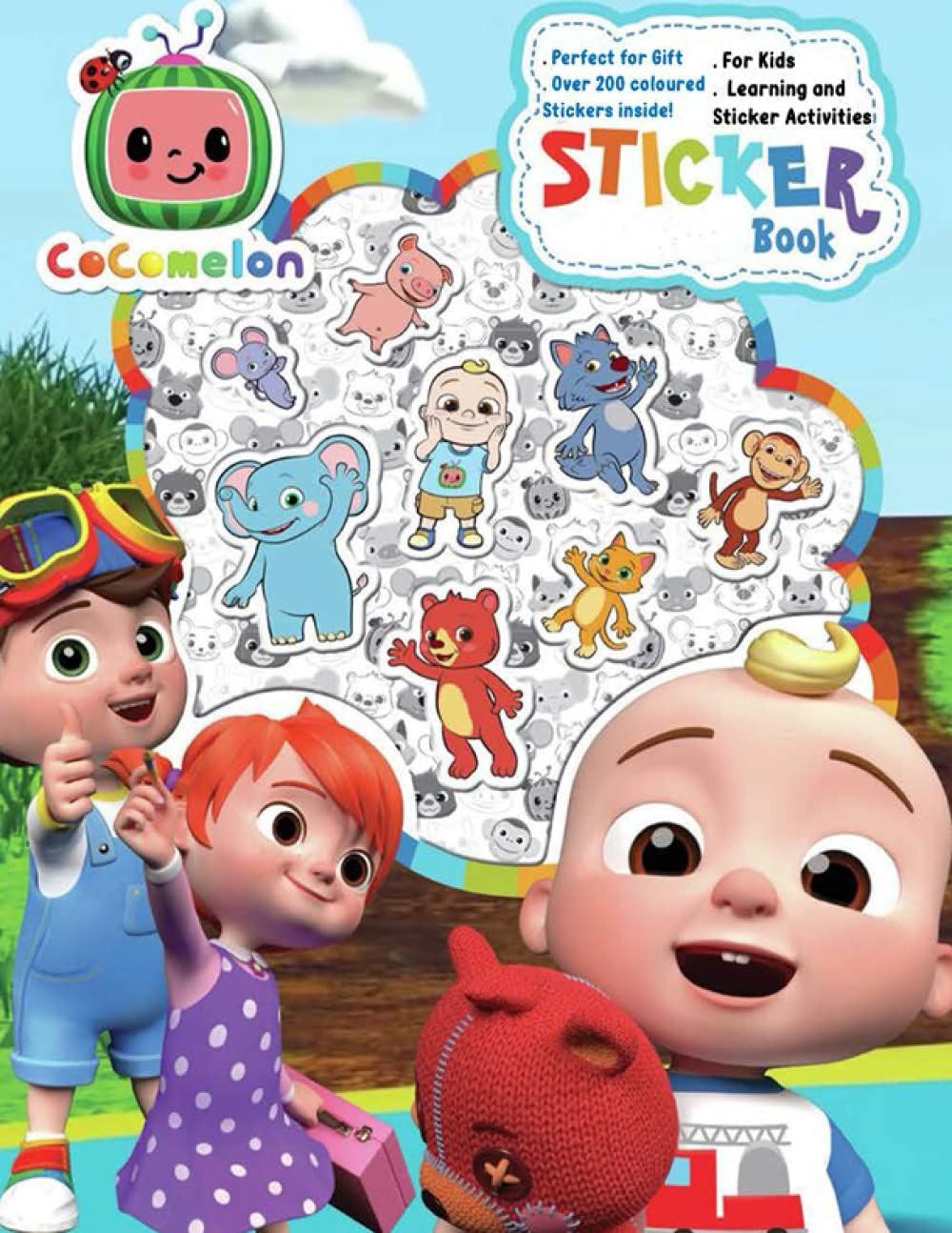 CoComelon Sticker Book: Enjoy CoComelon Sticker book, Wonderful Gift ...