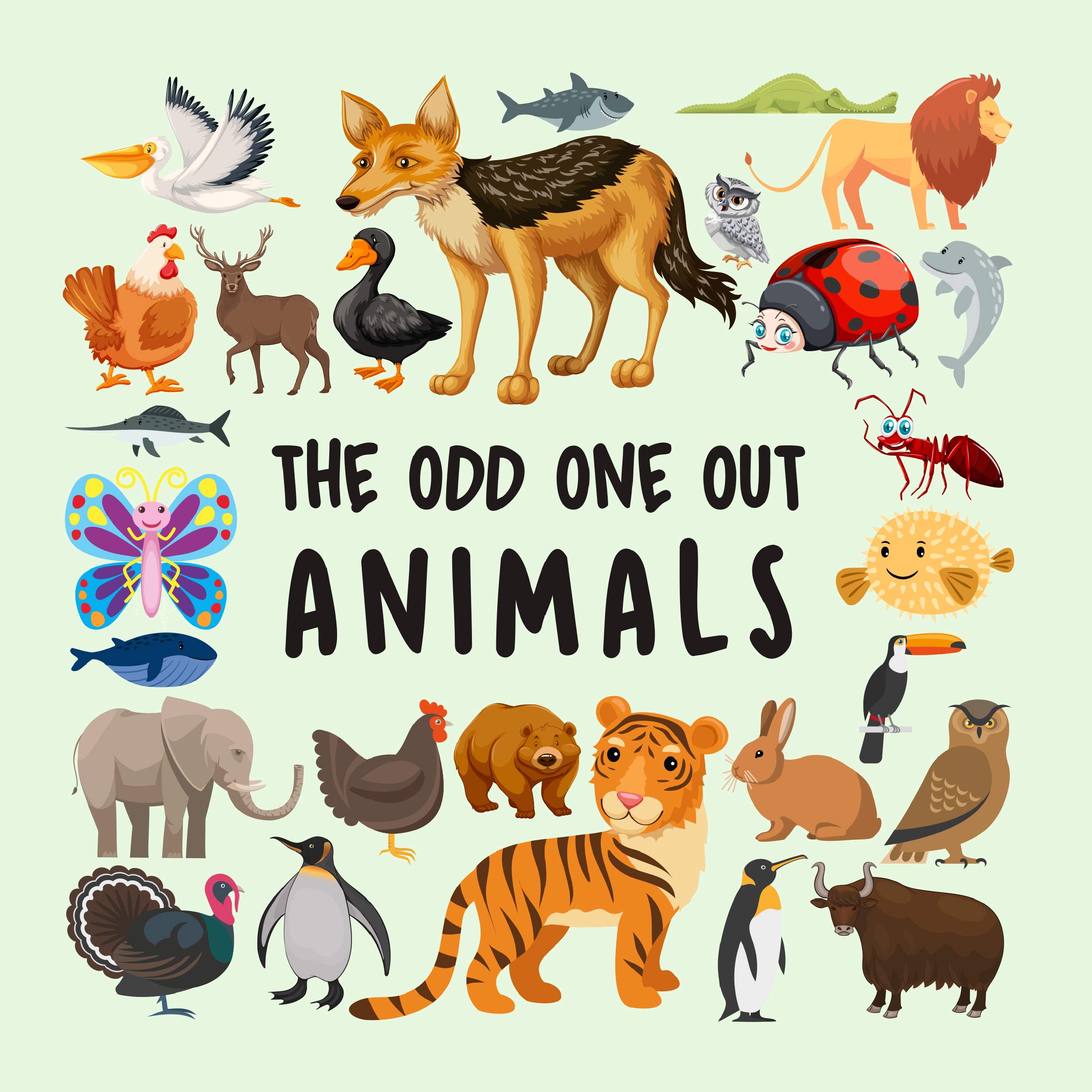 The odd one out - Animals: Fun and easy learning games for little kids ...