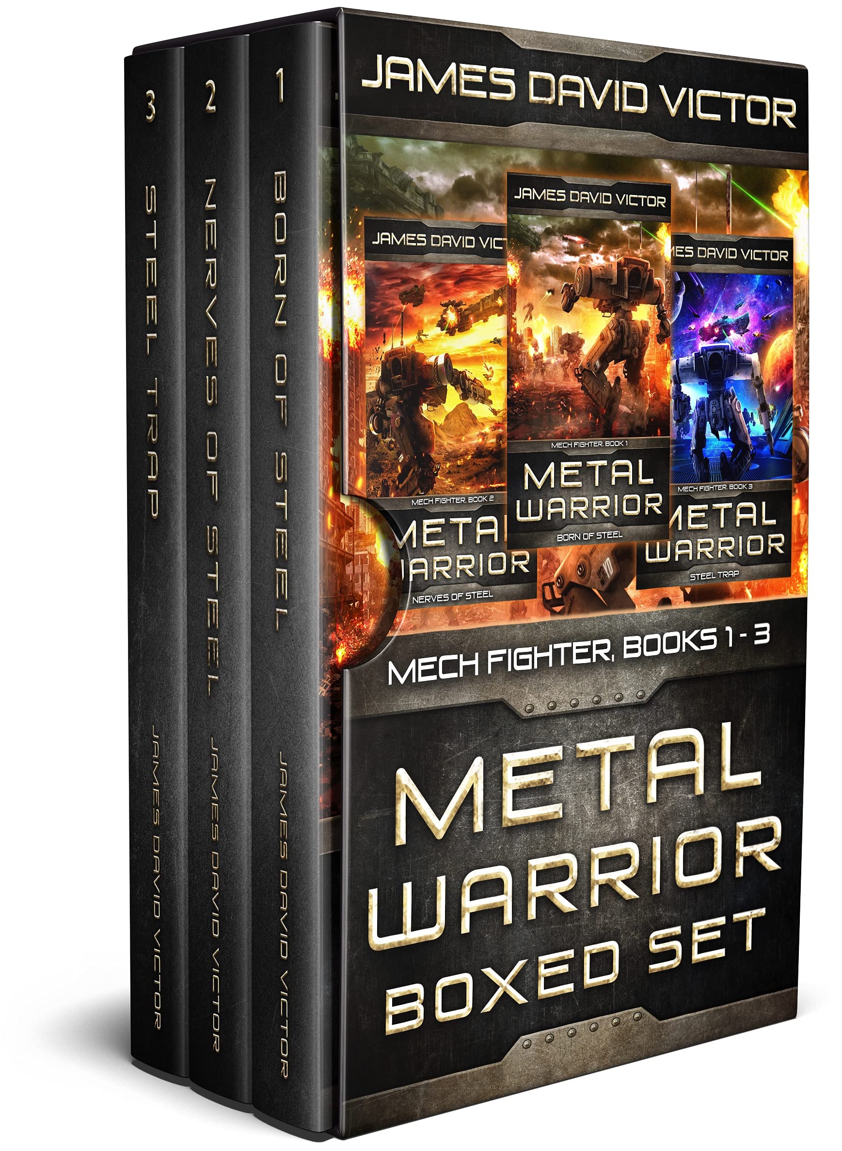 Metal Warrior Boxed Set: Mech Fighter Books 1 - 3 by James David Victor ...