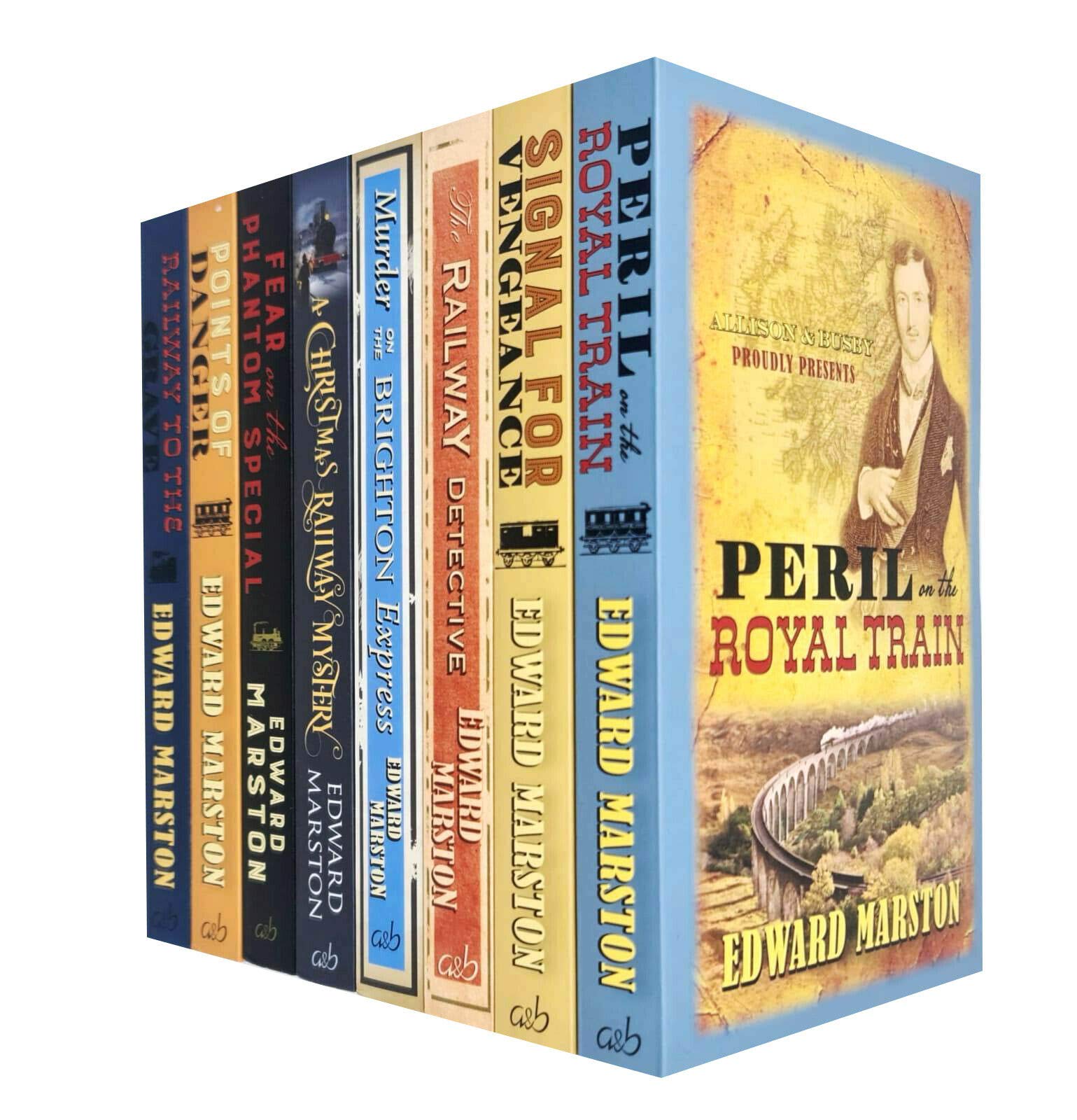 Edward Marston Railway Detective Series 10 Books Collection Set by ...