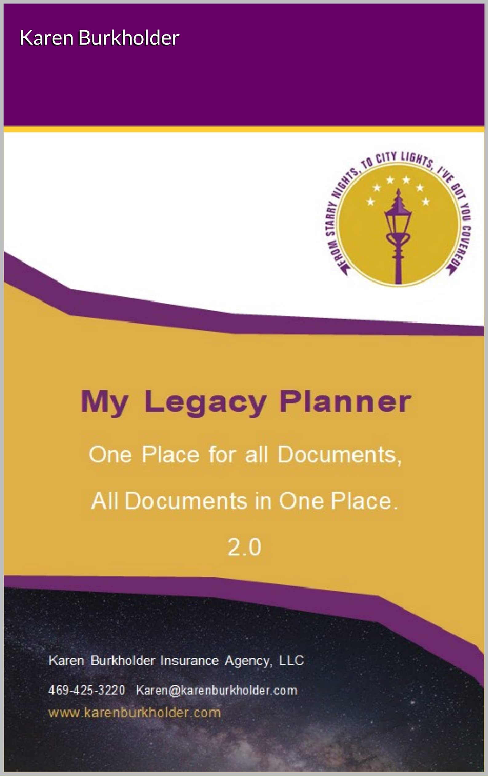 My Legacy Planner 2.0: One Place for all Documents, All Documents in One Place by Karen ...