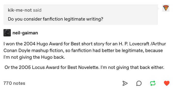 Novel Length Fanfic by Unknown | Goodreads