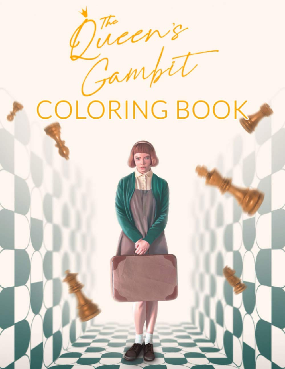 The Queen's Gambit Coloring Book: Great Gifts For All Lovers Of The ...