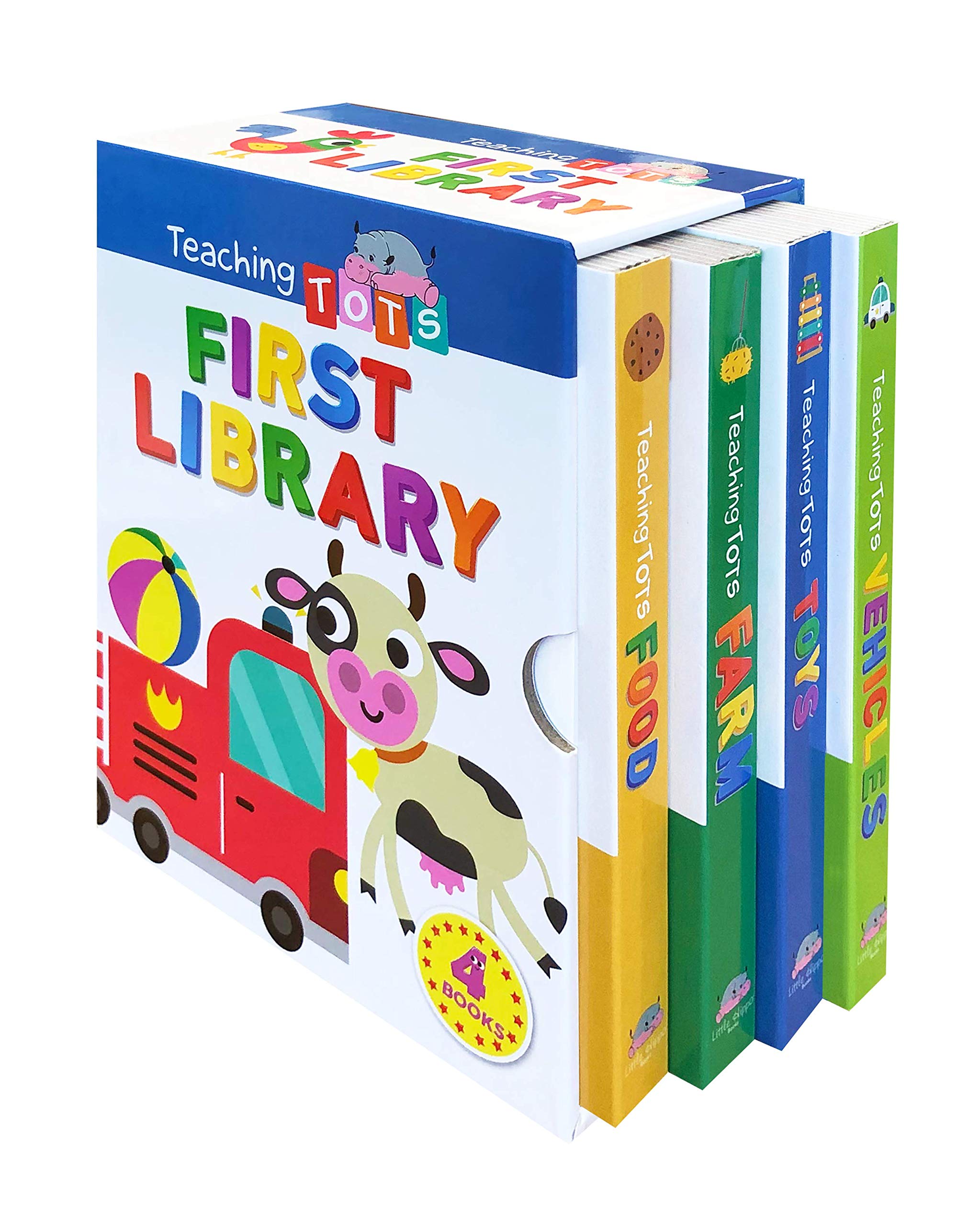 Teaching Tots First Library (4 Book Set) - Childrens Board Book ...