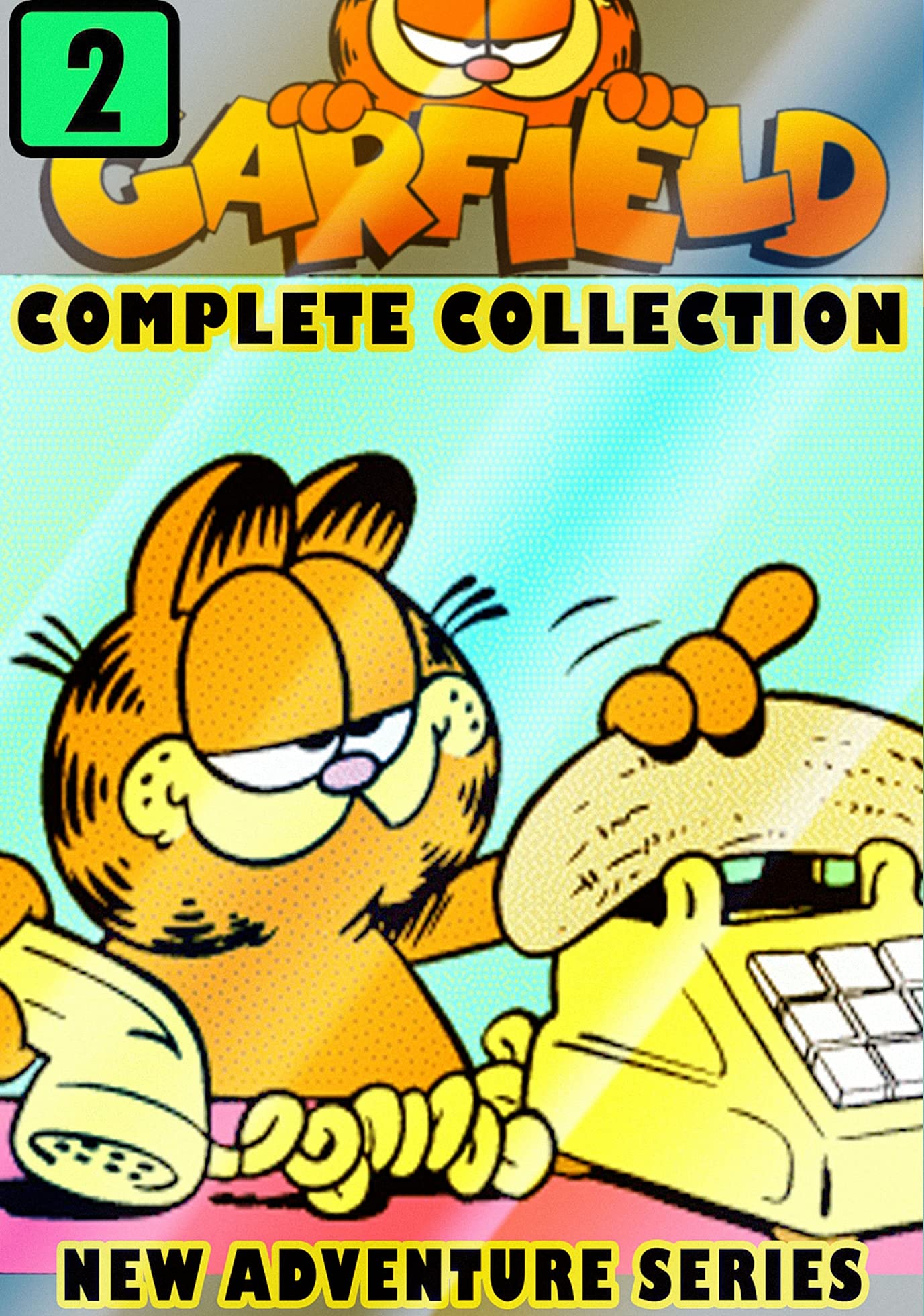 New Adventures Series: Collection 2 -Funny Fat Cartoon Lazy Cat Comic Strips Garf-ield For Girls ...