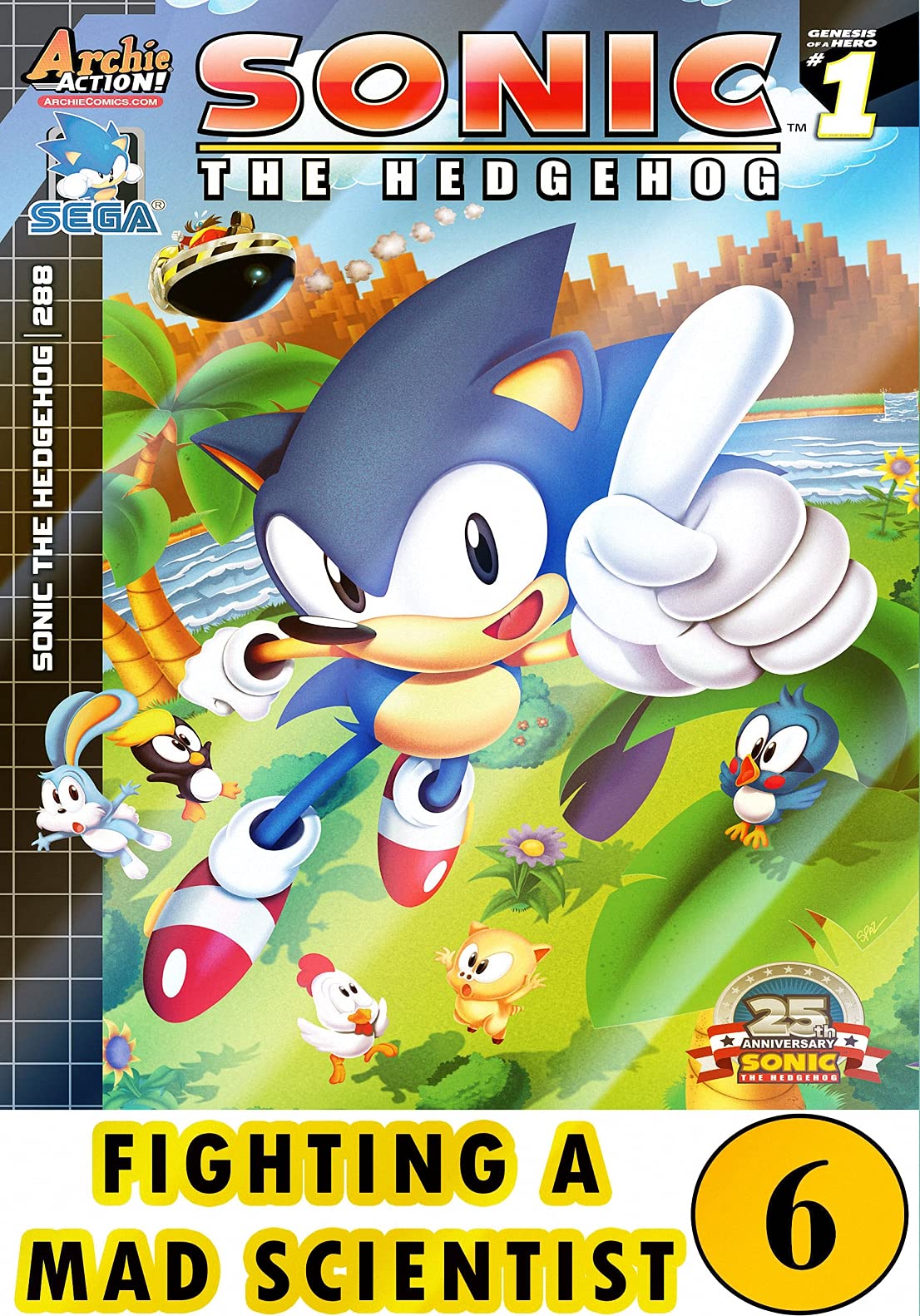 Sonic-Fighting A Mad Scientist: New Collection 6 Funny Graphic Novels ...