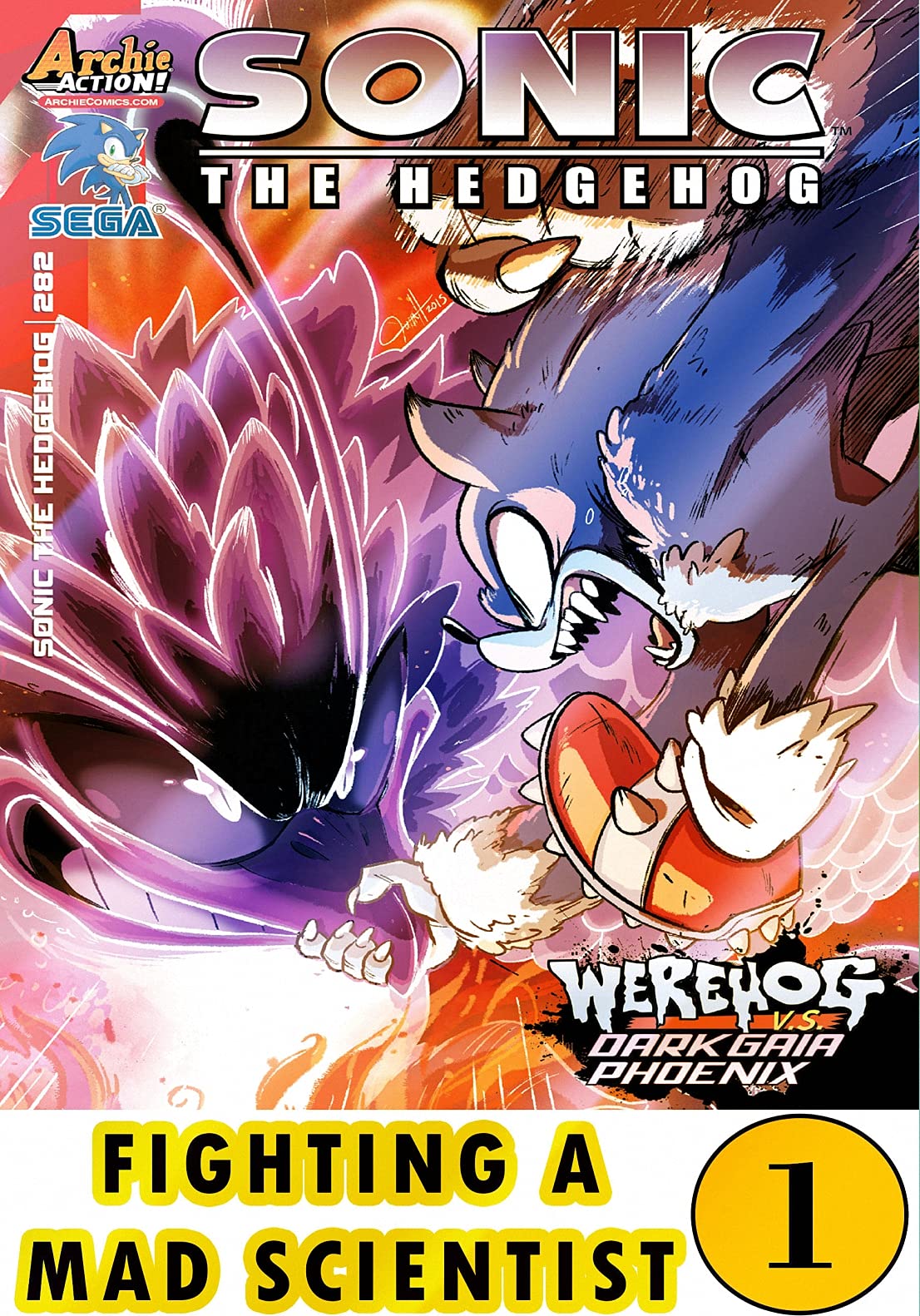 Sonic-Fighting A Mad Scientist: New Collection 1 Funny Graphic Novels ...
