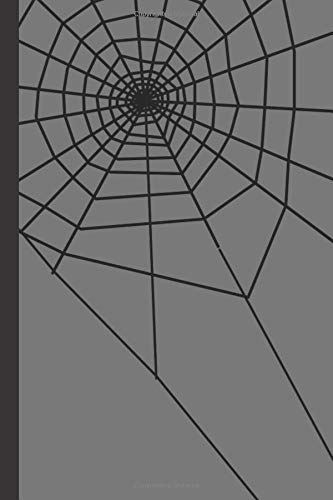 Spider Notebook: Small lined Spider Net Cobweb notebook - Travel ...