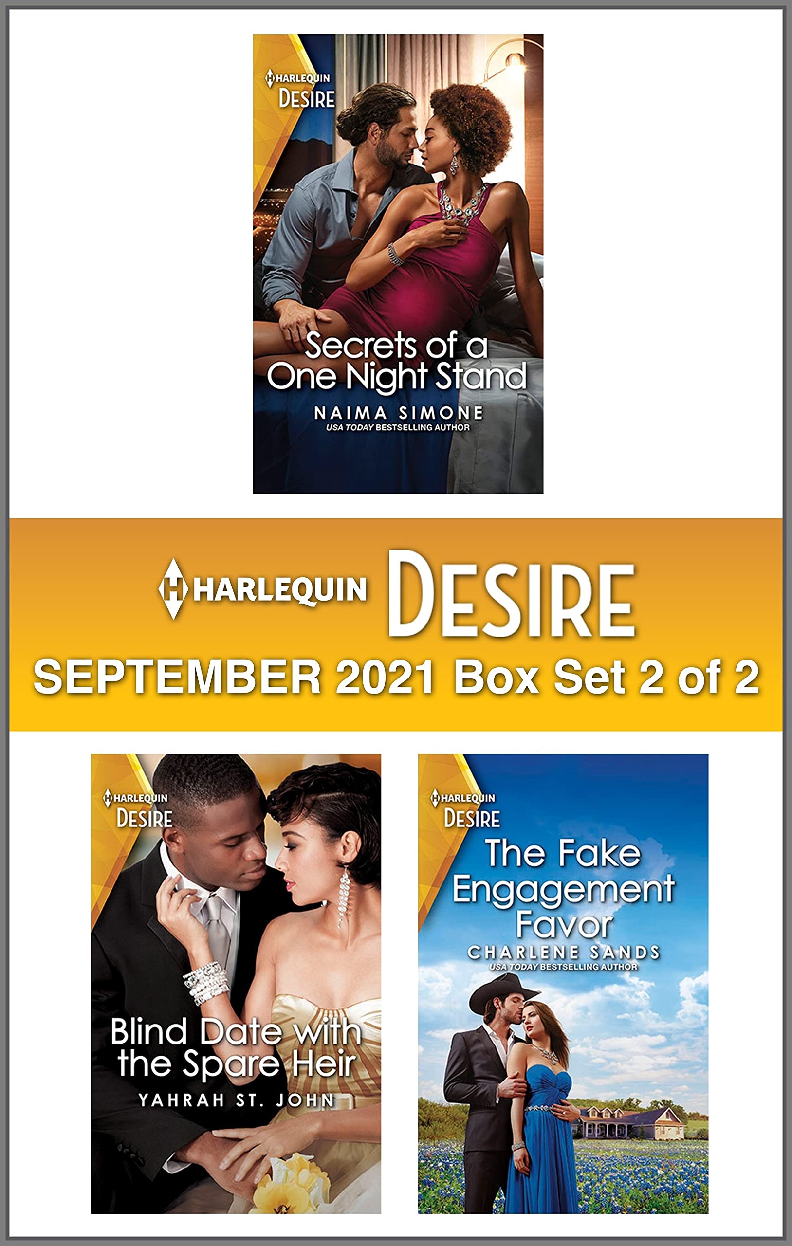 Harlequin Desire September 2021 - Box Set 2 of 2 by Naima Simone ...