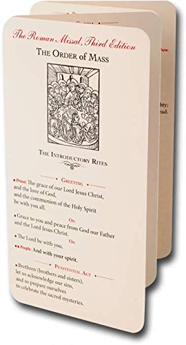 Magnificat Roman Catholic Mass Pew Card with Responses by Staff | Goodreads