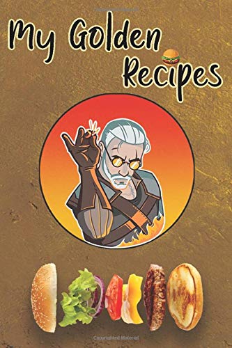 My Golden Recipes: Blank Recipe Journal to Write in for Women, Food ...