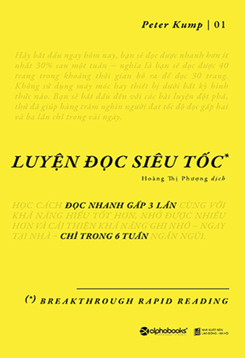 Luyện đọc siêu tốc by Peter Kump | Goodreads