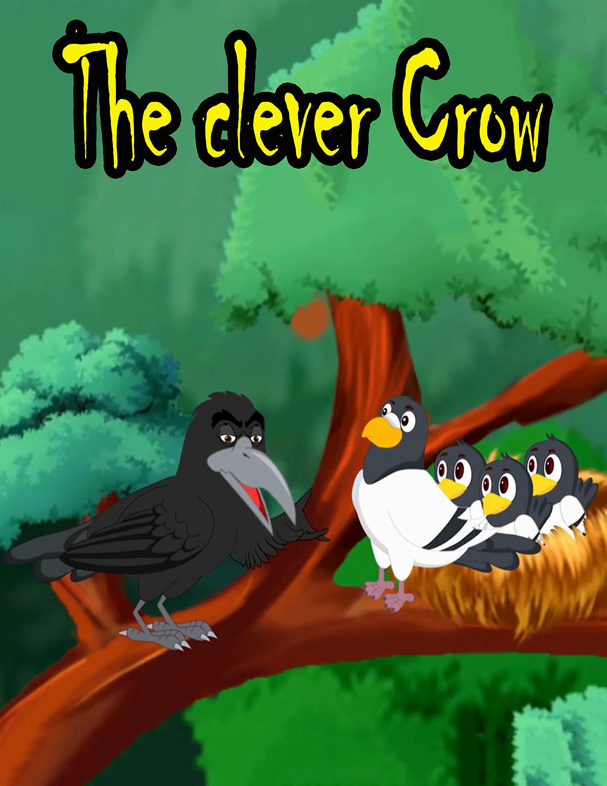 Story Of About The clever Crow | Bedtime Stories For Kids Fairy Tales ...