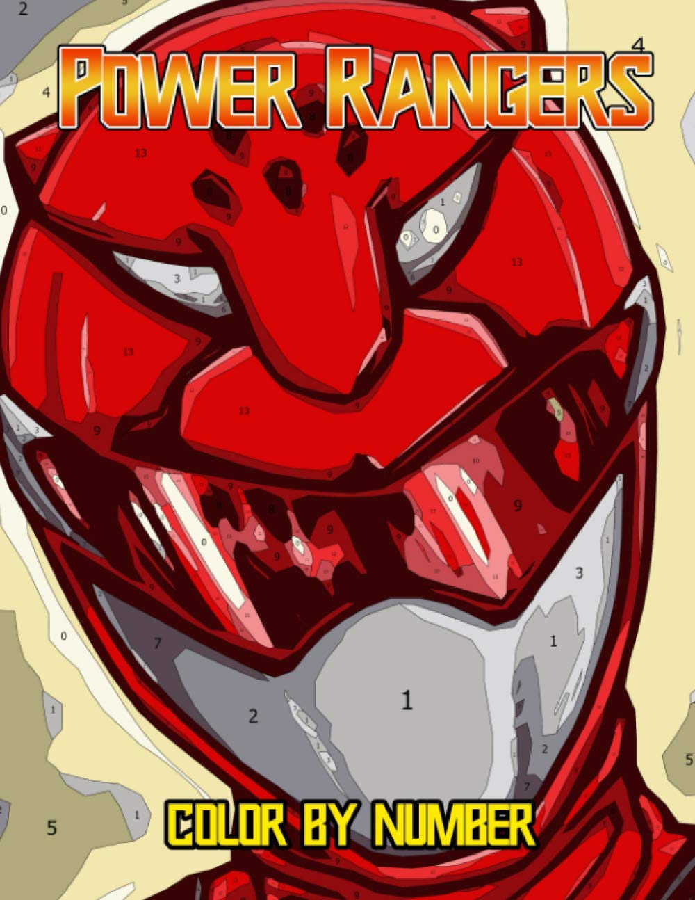 Power Rangers Color by Number: Superhero Based on the Japanese ...