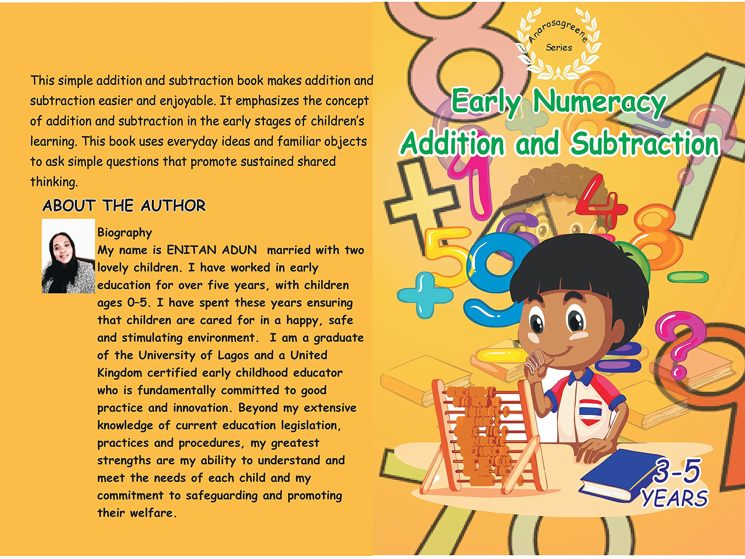 Early Numeracy Activity Book: Addition and Subtraction by Enitan Adun ...