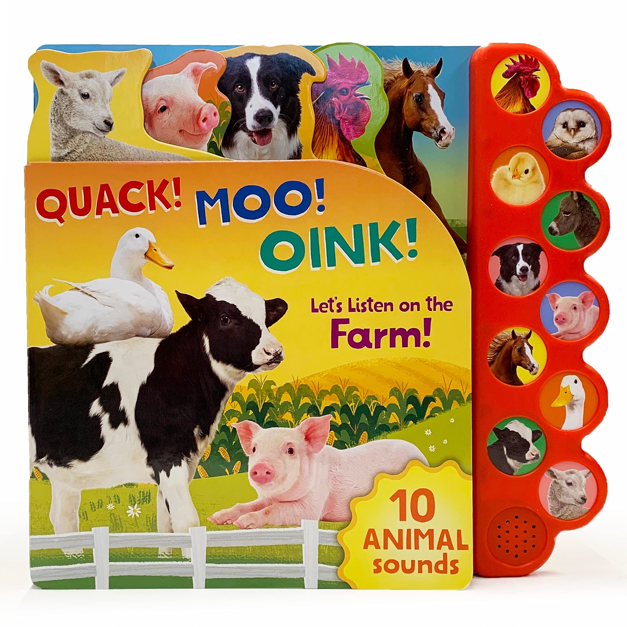 Quack! Moo! Oink!: Let's Listen On The Farm! by Cottage Door Press ...