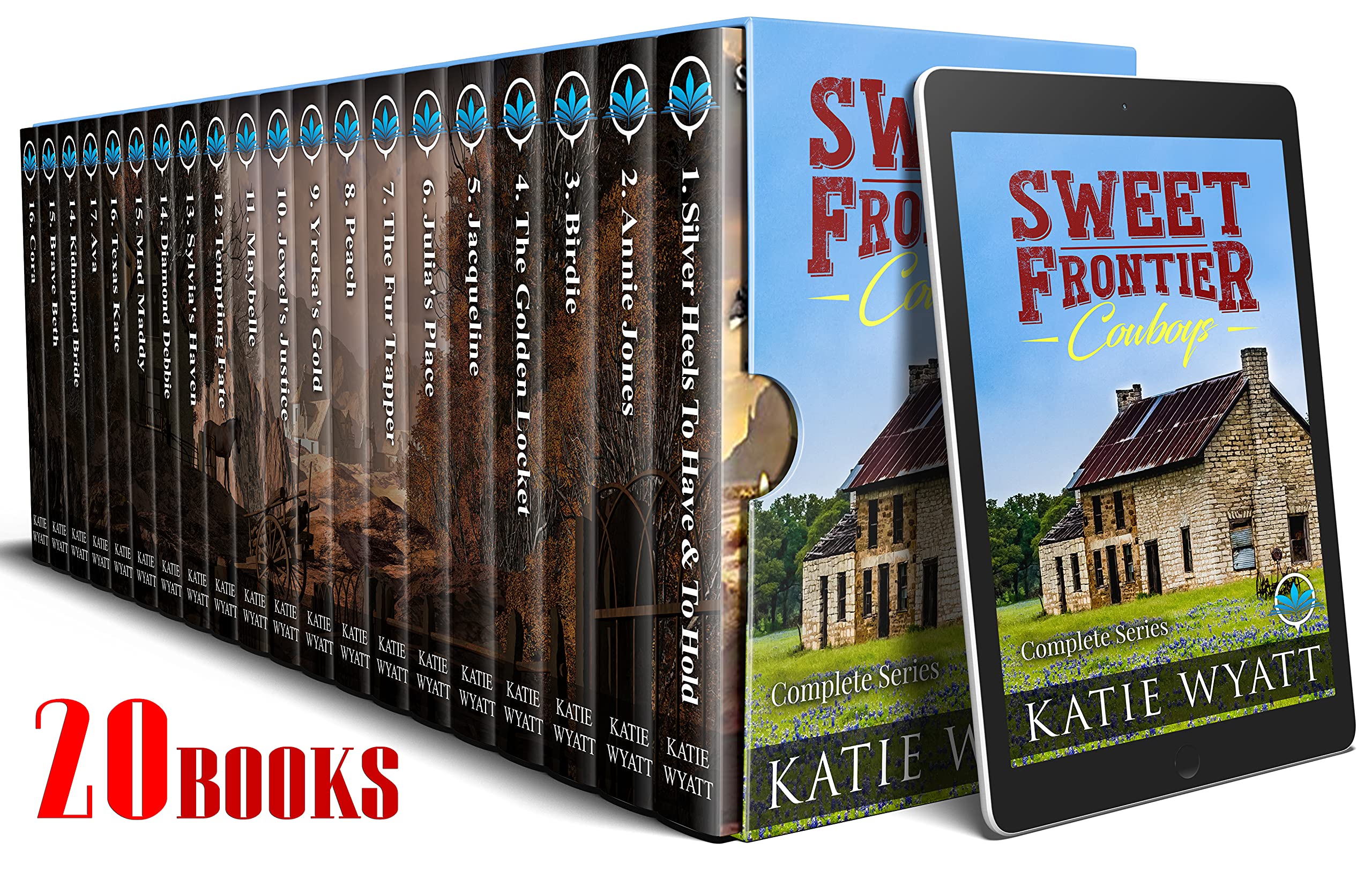 Sweet Frontier Cowboys Complete Series Box Set: Christian Historical ...