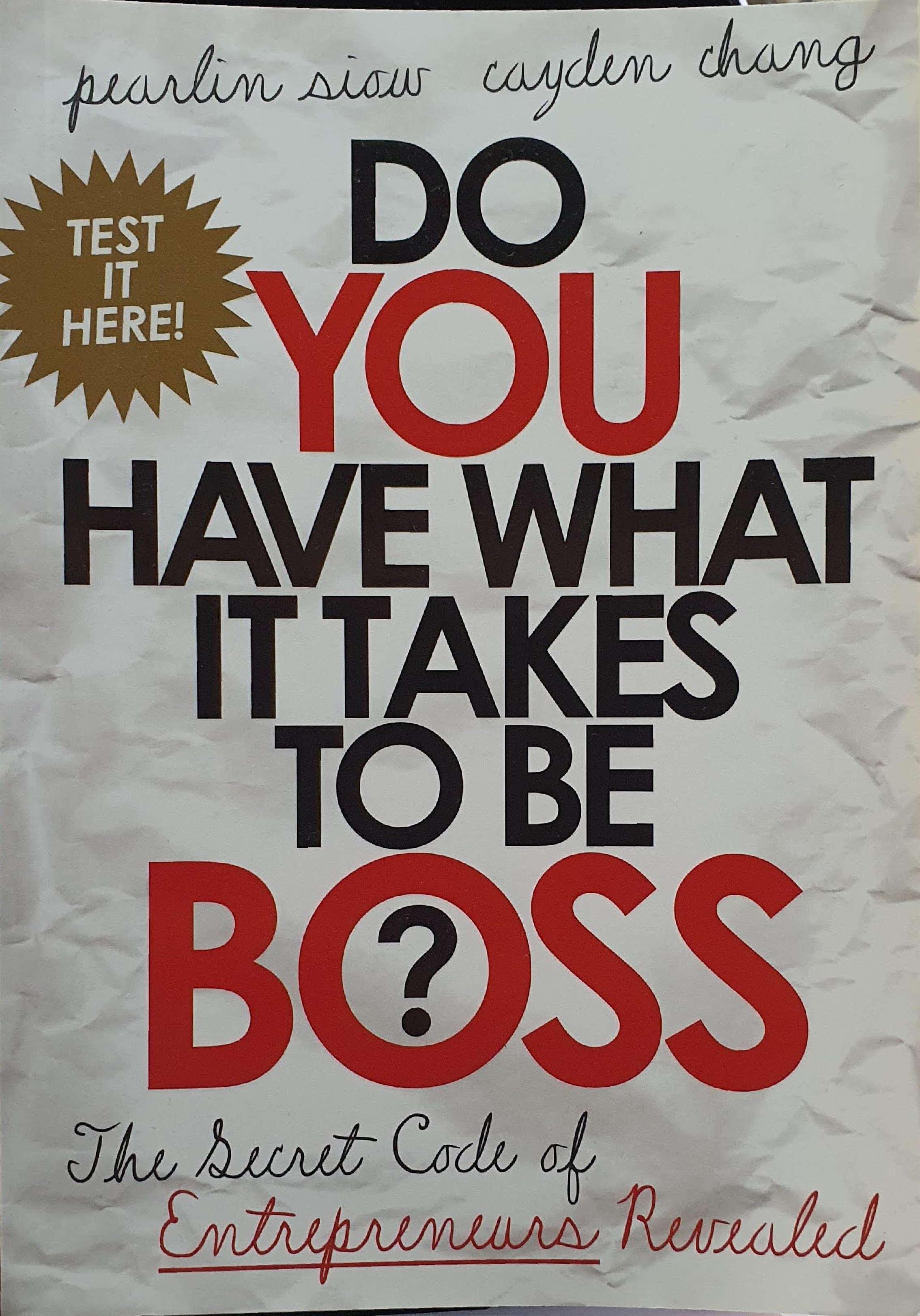 Do you have what it takes to be Boss? by Cayden Chang | Goodreads