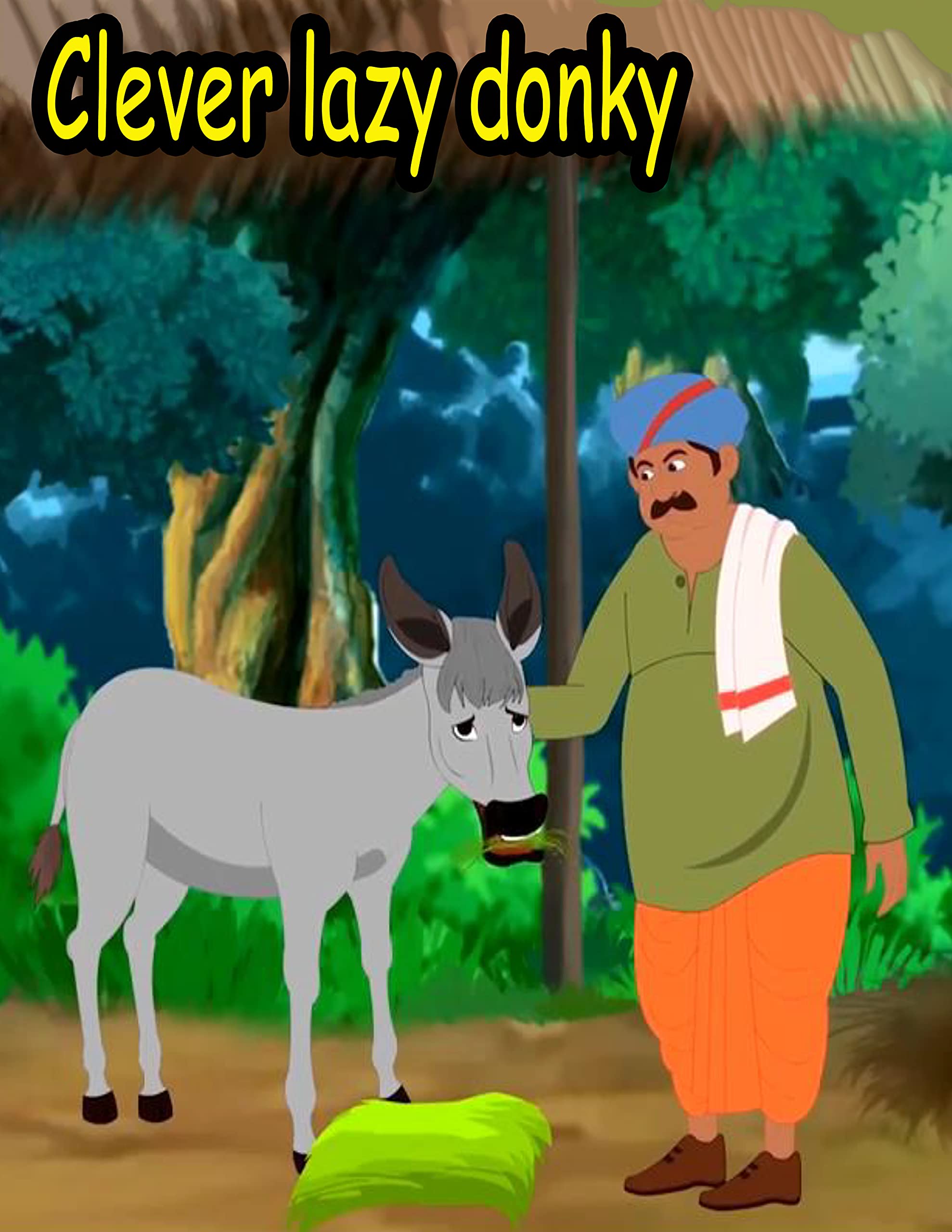 Story Of About Clever lazy donkey | Bedtime Stories For Kids Fairy ...