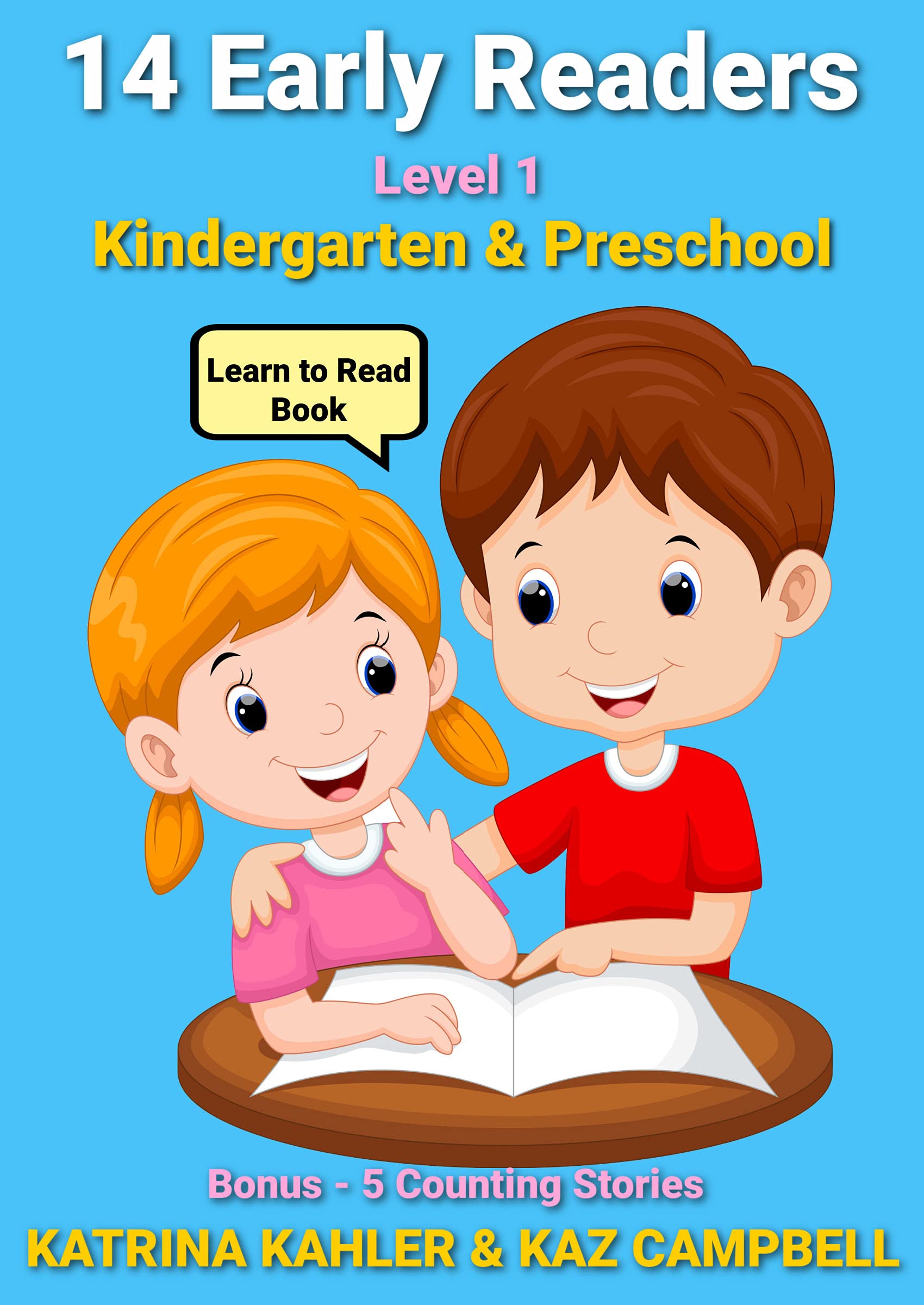 14 EARLY READERS - Level 1 - Kindergarten & Preschool Learn to Read ...
