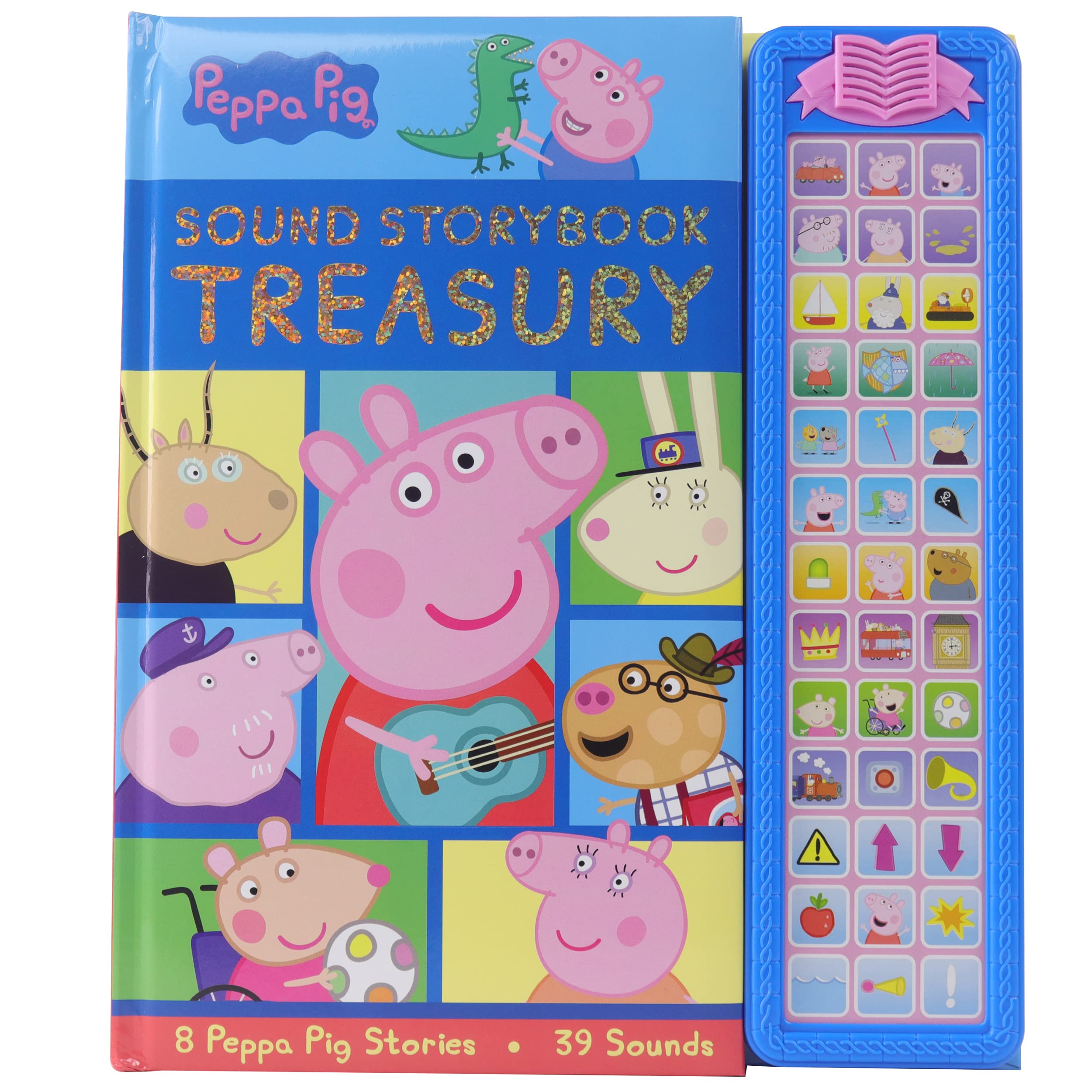 Peppa Pig - Sound Storybook Treasury 39-Button Sound Book - PI Kids by Phoenix International ...