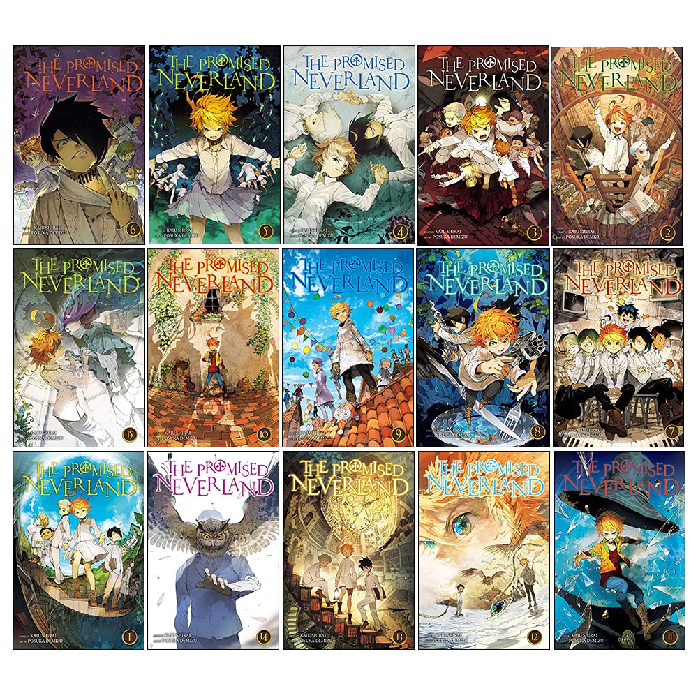 The Promised Neverland Vol 1-15: 5 Books Collection Set By Kaiu Shirai ...