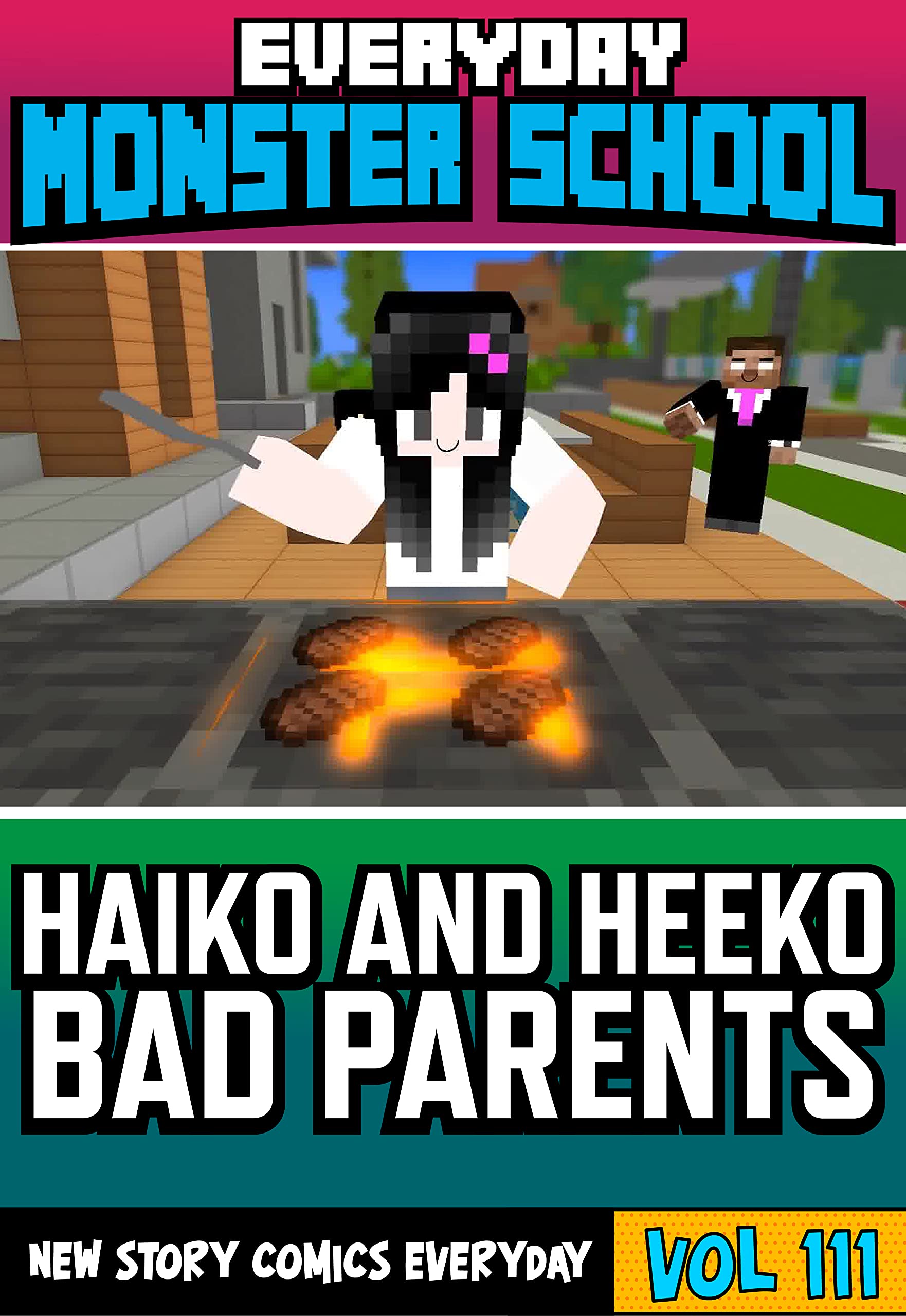 Haiko And Heeko Bad Parents: Monster School Minecraft Comics by Adam ...