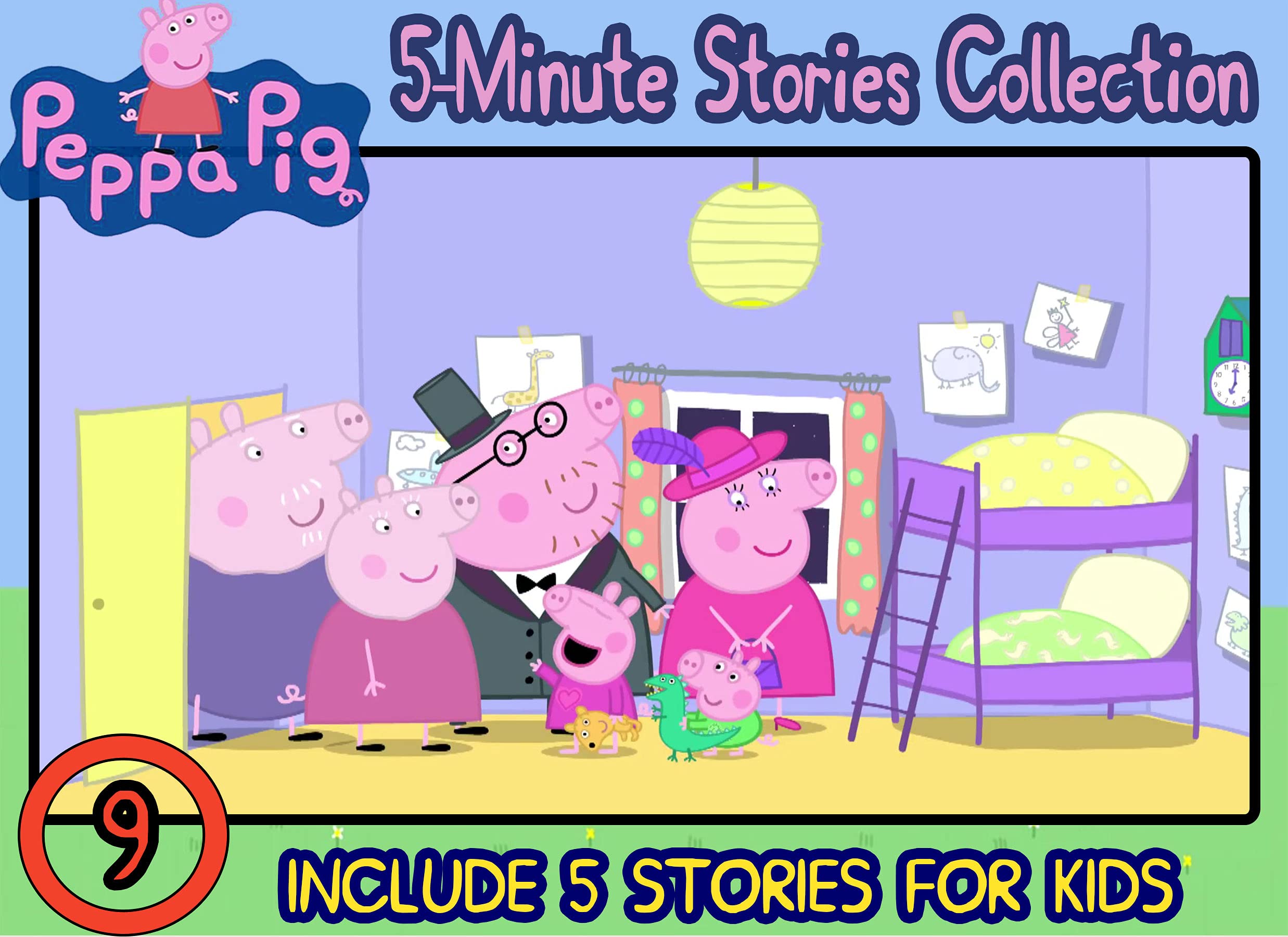 5-Minutes Peppa Pig Stories Collection: Vol 9 - Include 5 Stories ...