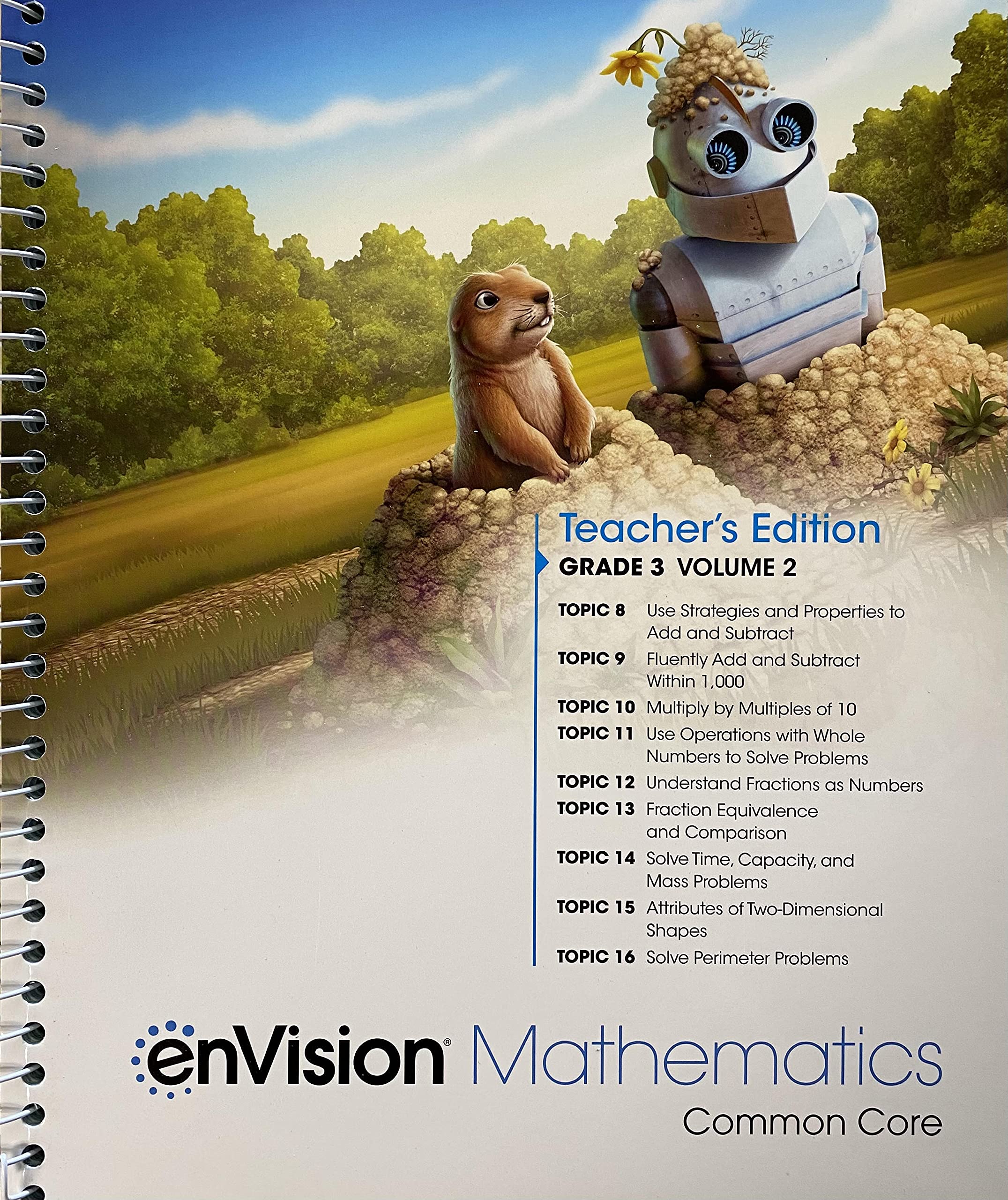 enVision Mathematics; Common Core, Grade 3 Volume 2, Teacher Edition, c. 2020, 9780134954899 ...