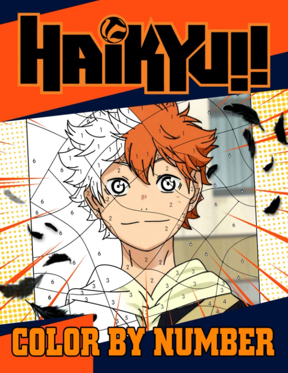 Haikyuu Color By Number: Fun Gifts For Anyone Who Loves Colors And ...