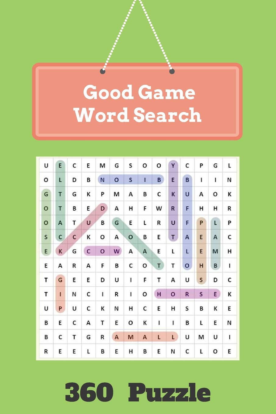 Good Game Word Search Book: word search 360 puzzle book by Numbers ...
