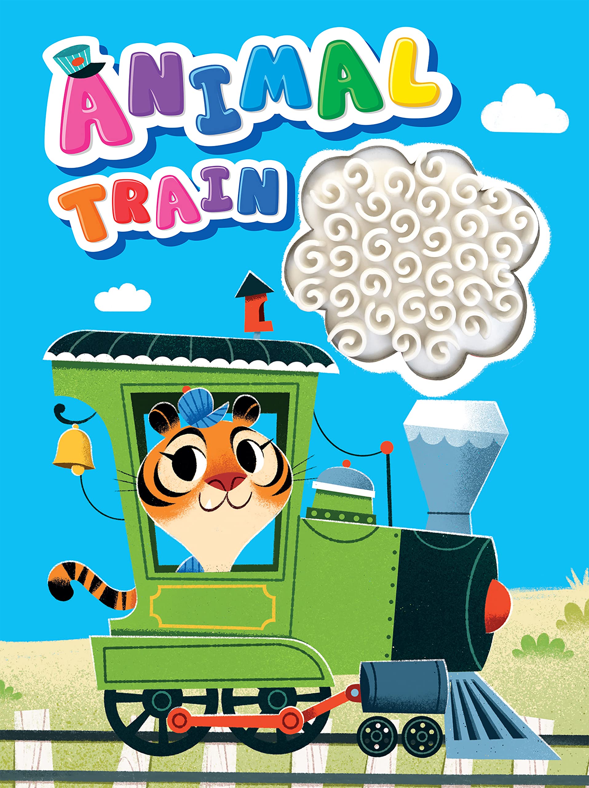 Animal Train - Touch and Feel Board Book - Sensory Board Book by Little ...