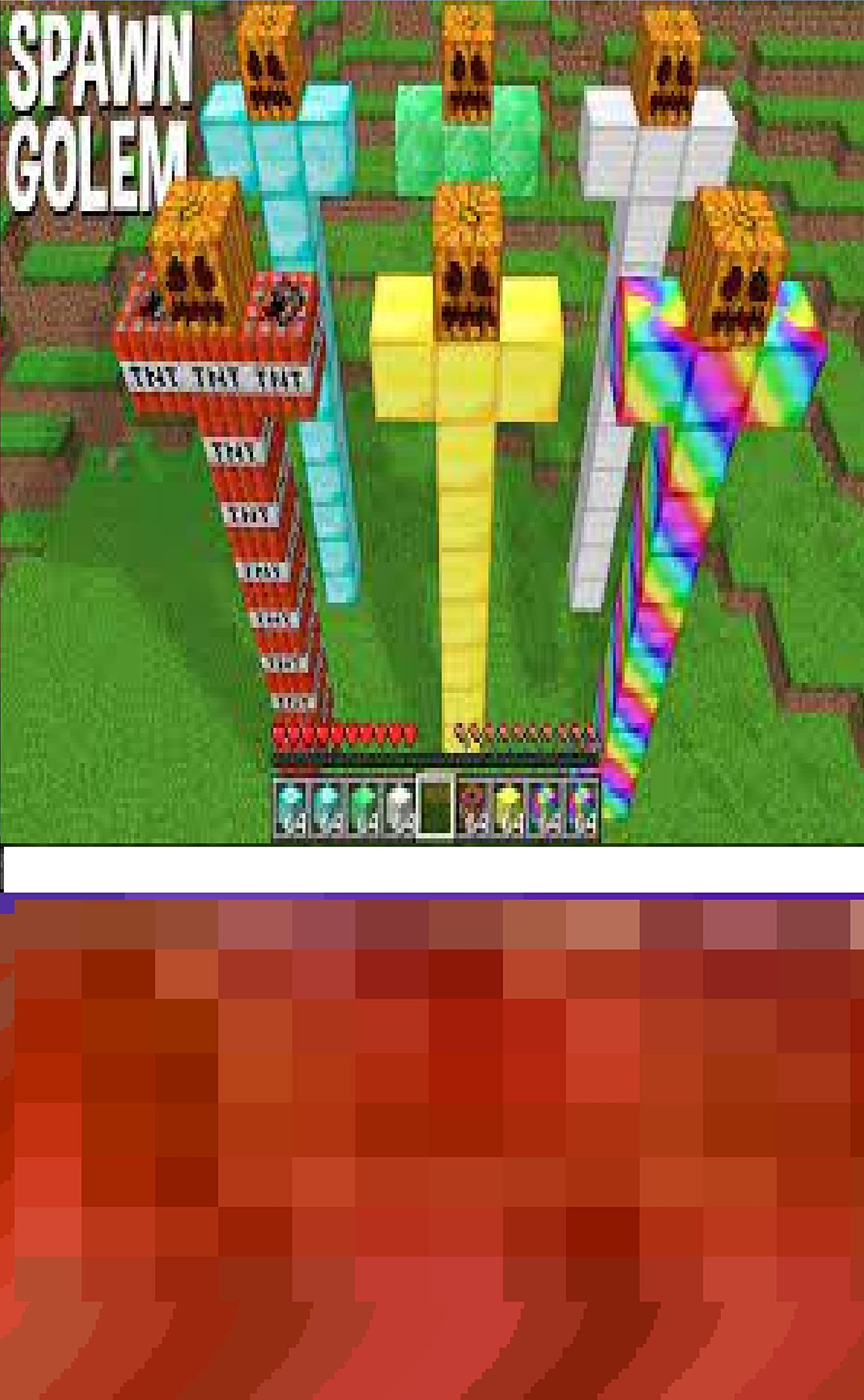What HAPPENS if you SPAWN the TALLEST GOLEM in Minecraft SUPER GOLEM ...