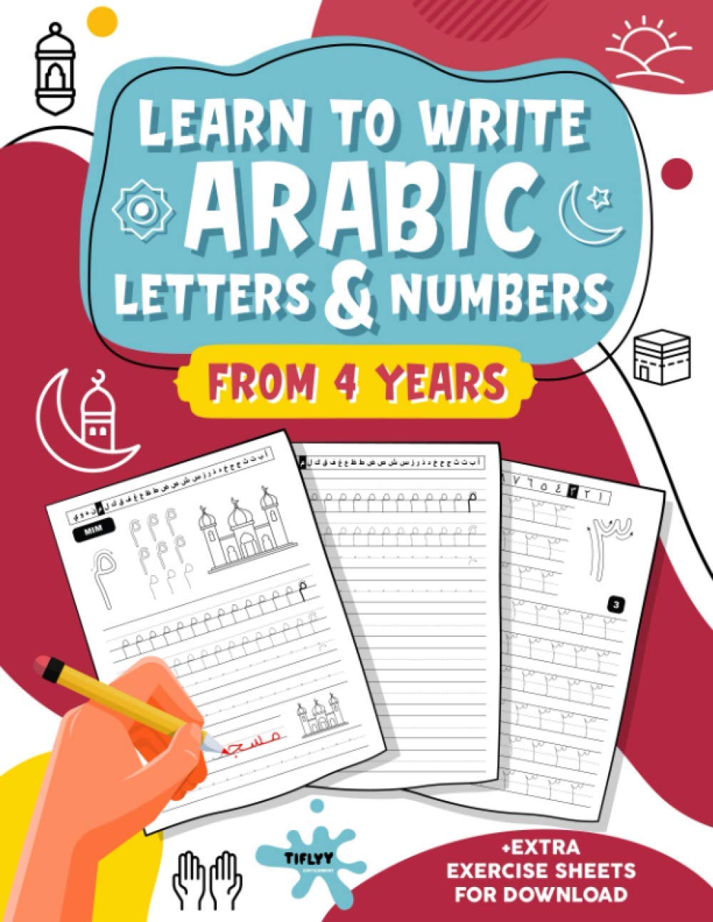 Learn to write arabic letters & numbers: great learning fun for boys ...