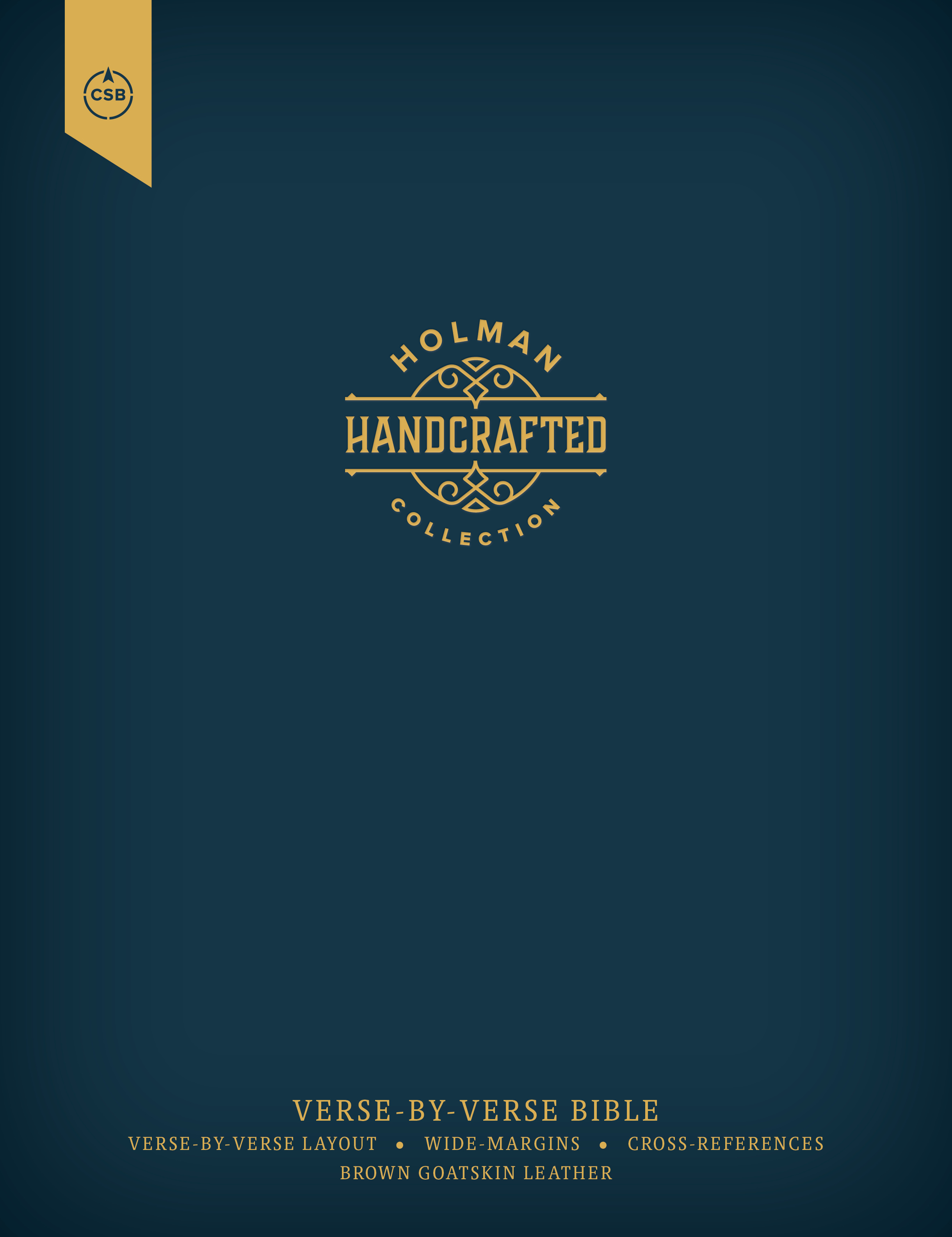 CSB Verse-by-Verse Reference Bible, Holman Handcrafted Collection ...