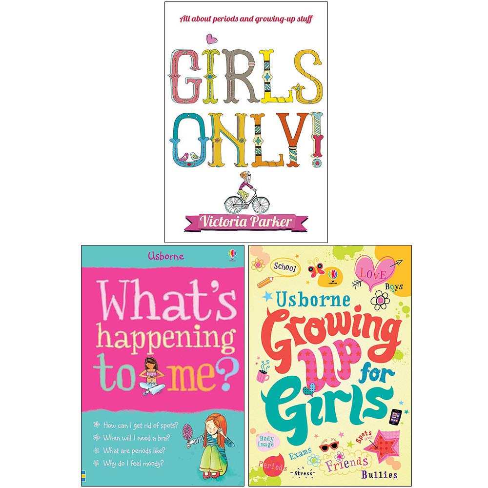 Girls Only, What's Happening to Me Girls, Growing Up for Girls 3 Books ...